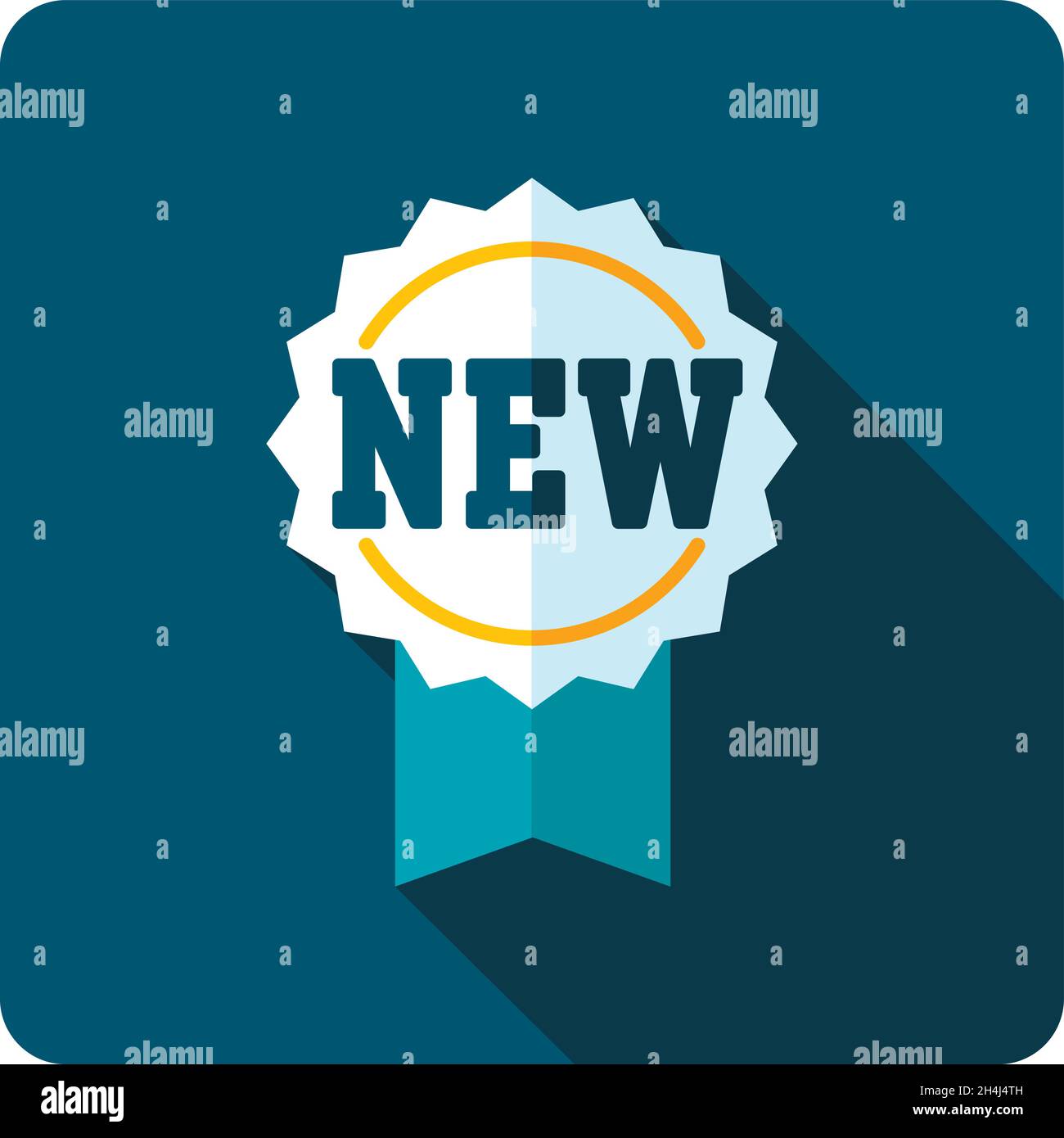 New Tag And Ribbons icon. E-commerce sign. Graph symbol for your web ...