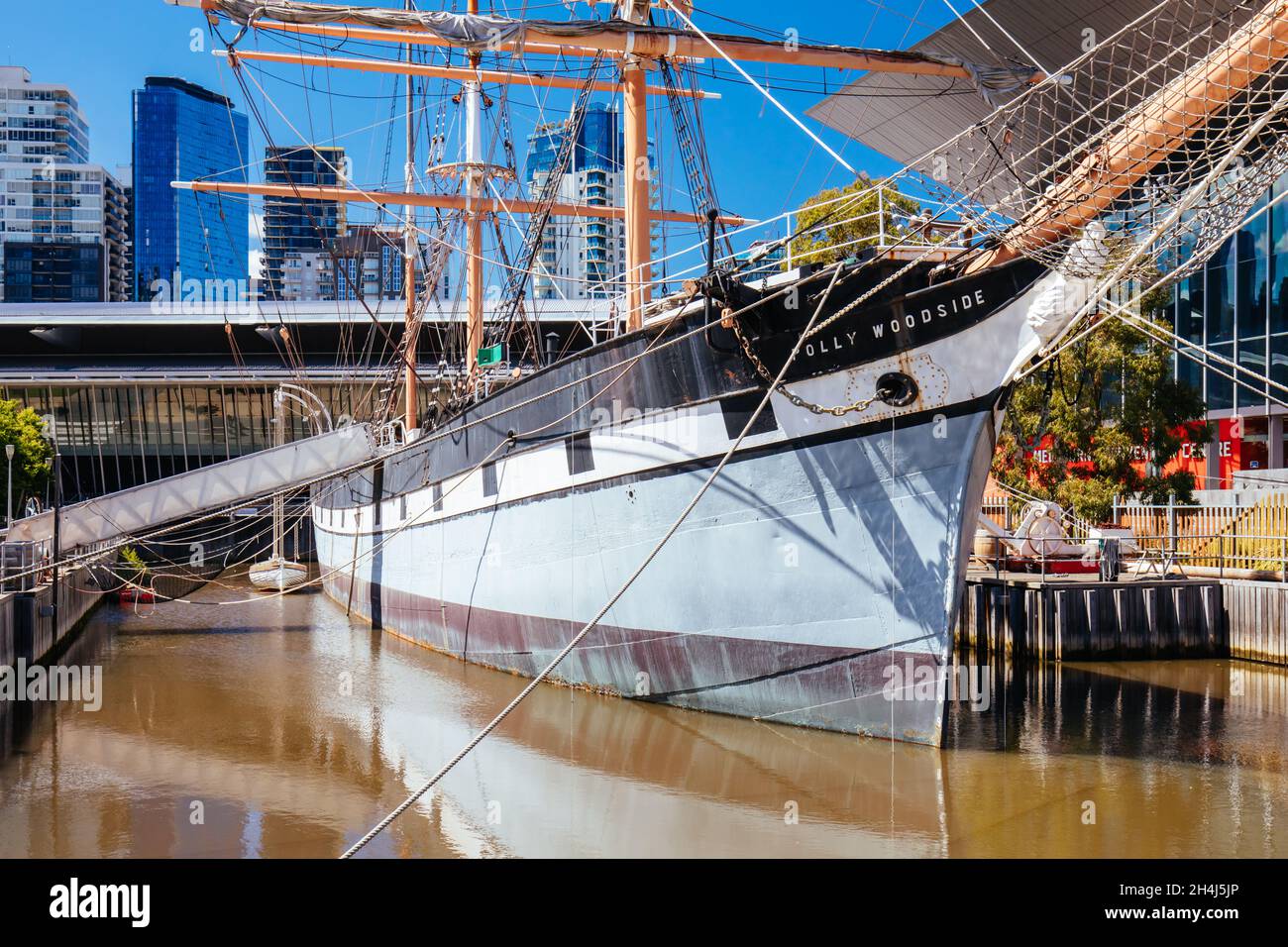 Polly Woodside Boat in Melbourne Australia Stock Photo - Alamy