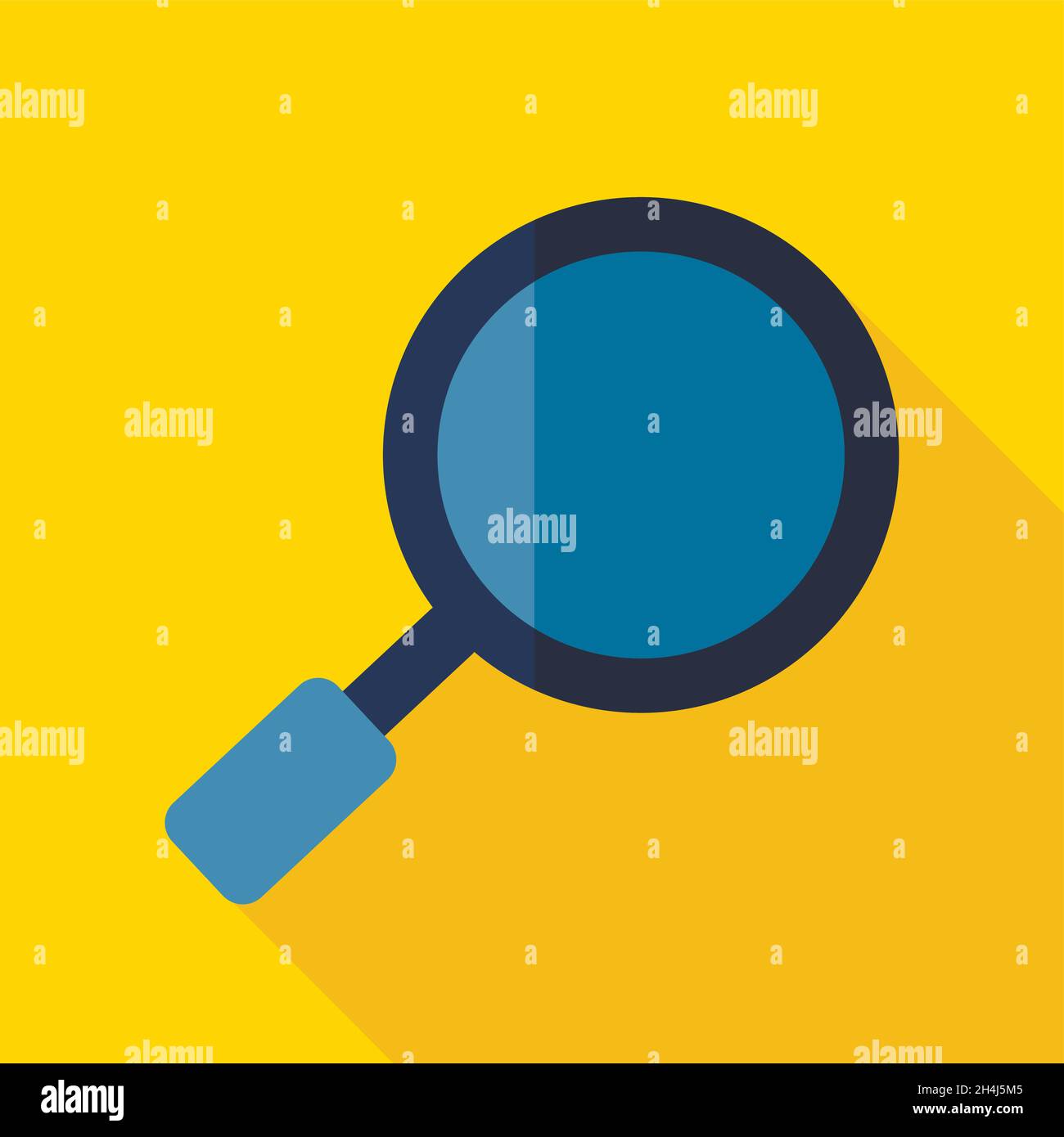 Search magnifier icon. Magnifying glass symbol. Zoom pictogram. E ...