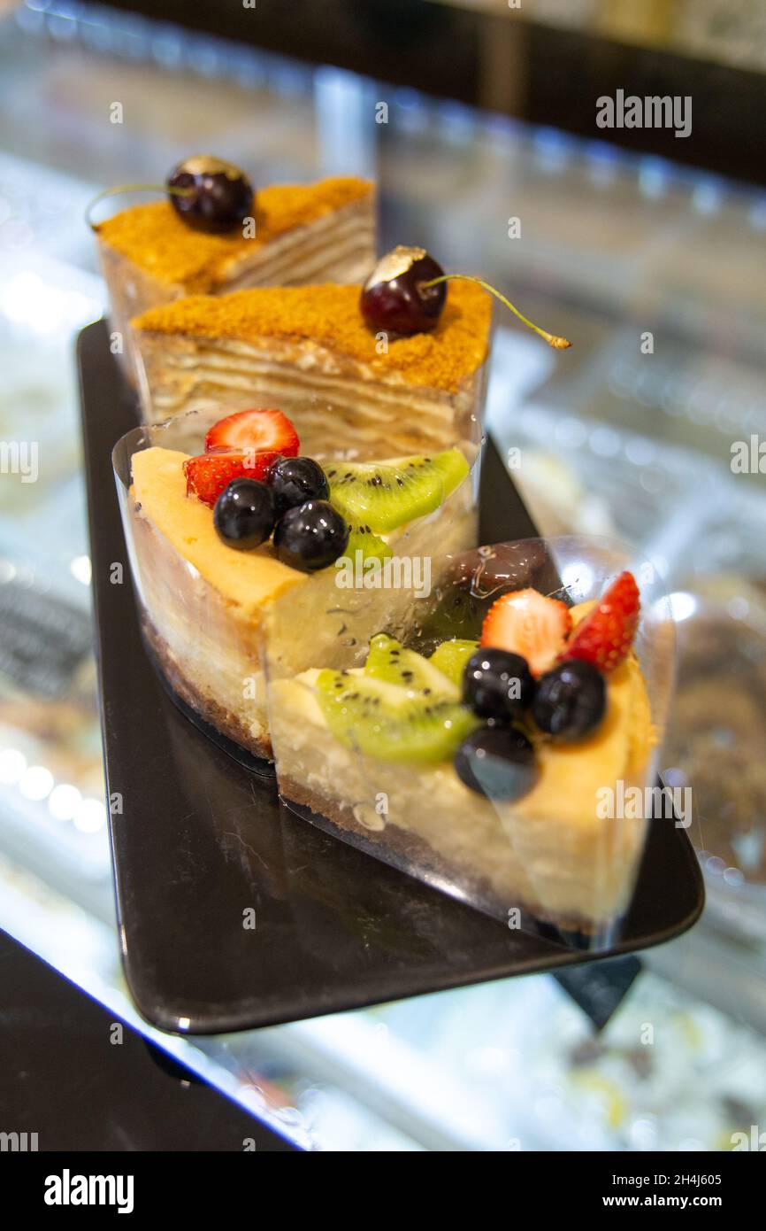 Assorted chocolate cakes in hi-res stock photography and images - Alamy