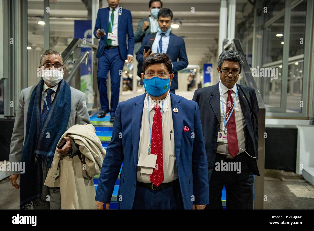 Glasgow, Scotland, UK. 2 November 2021 PICTURED: (left) Abul Kalam ...