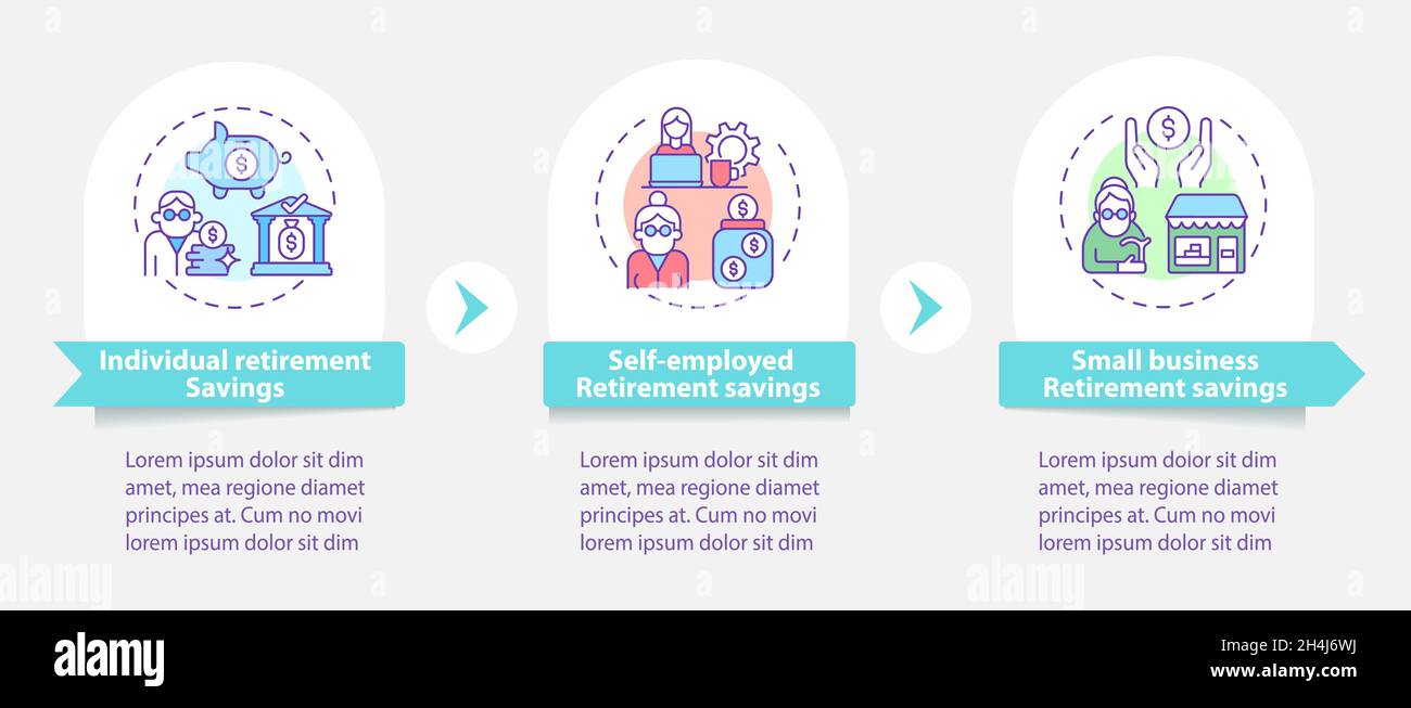 Bank saving options vector infographic template Stock Vector Image ...