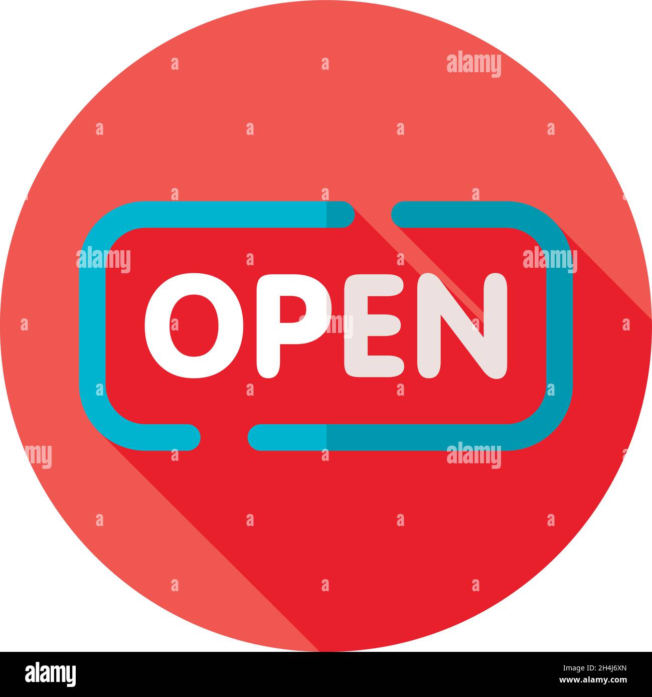 Open Vector icon. E-commerce sign. Graph symbol for your web site ...