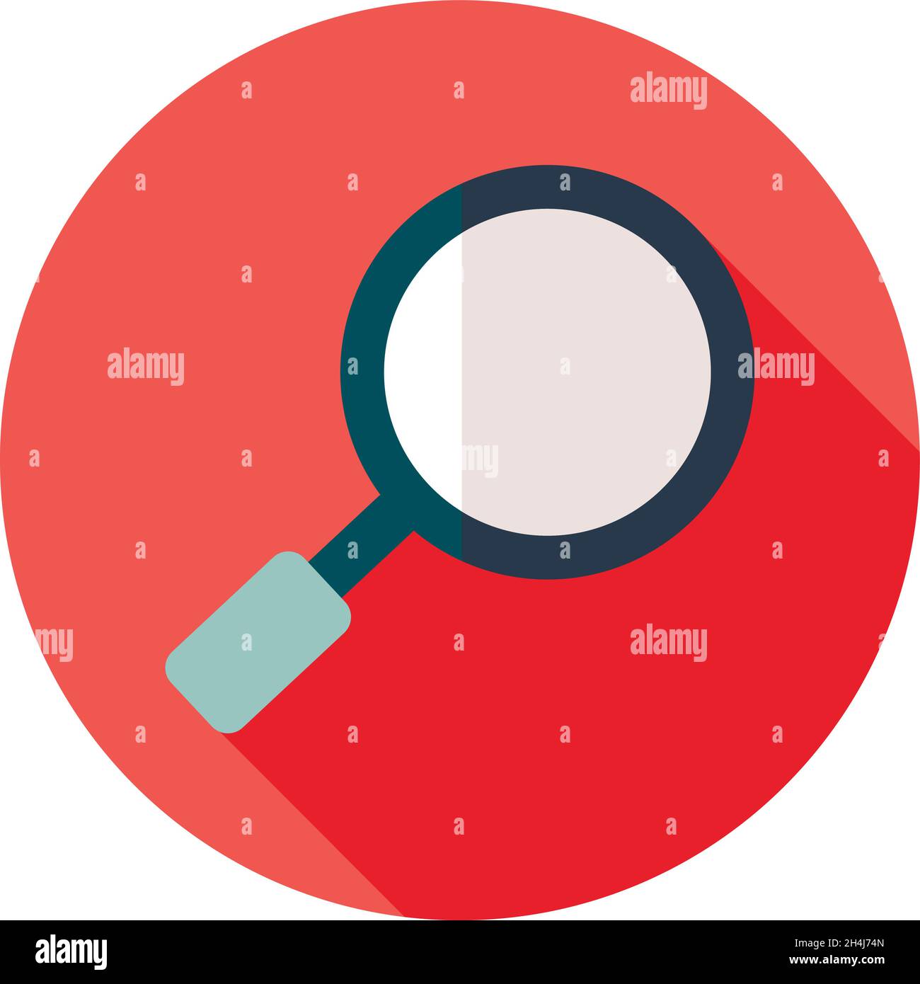 Search magnifier icon. Magnifying glass symbol. Zoom pictogram. E ...