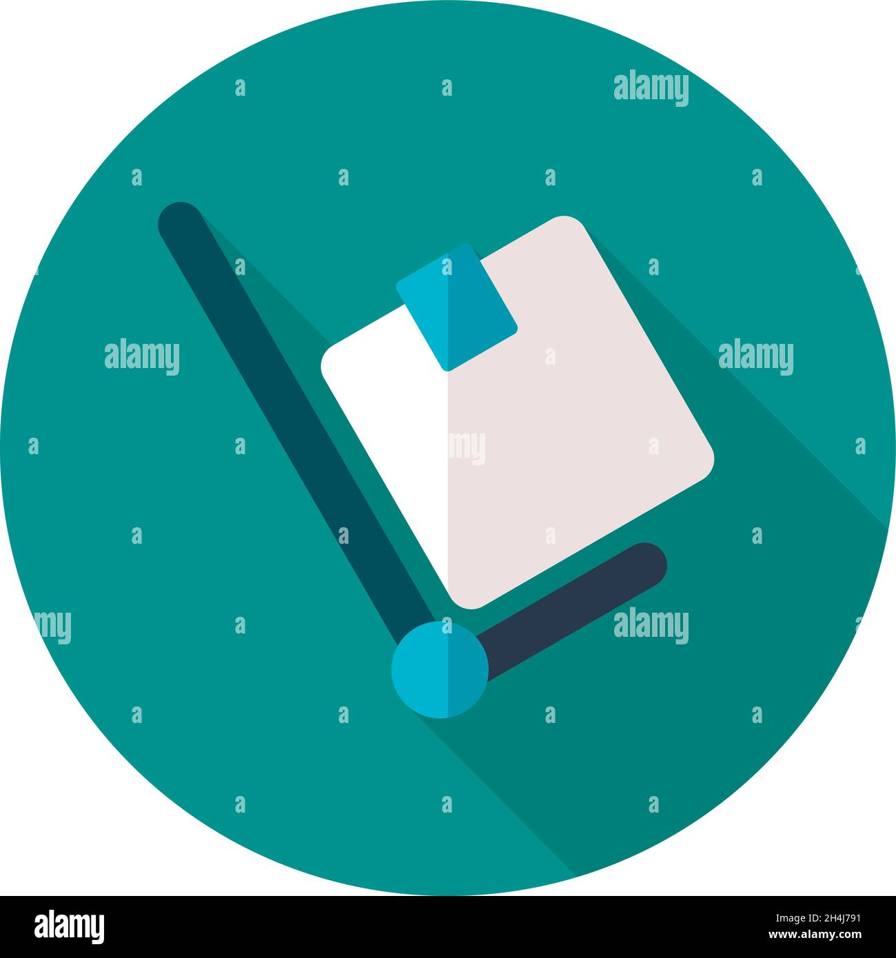 Hand truck icon. E-commerce sign. Graph symbol for your web site design ...