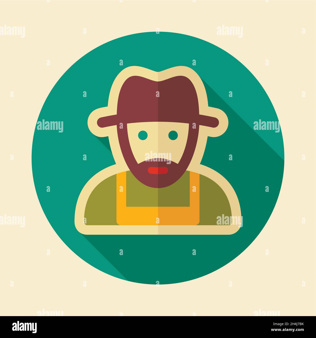 Farmers flat vector icon. Agriculture sign. Graph symbol for your web ...