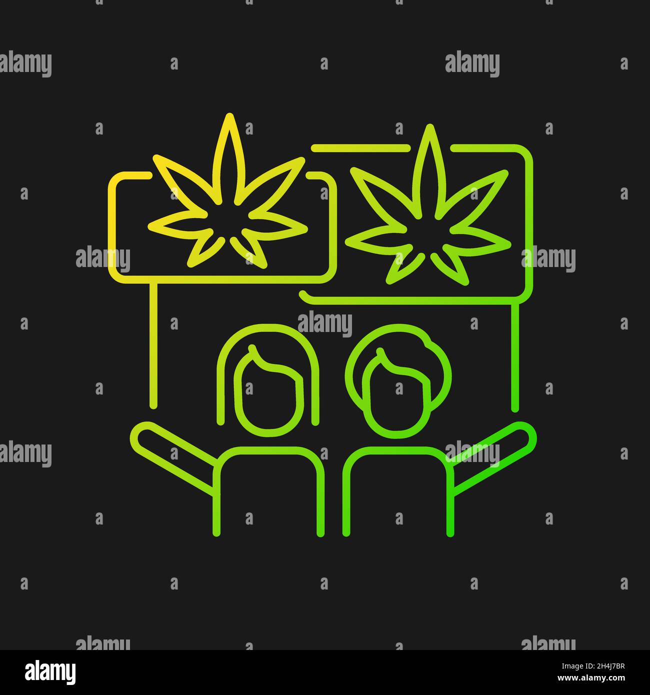 Power of weed Stock Vector Images - Alamy