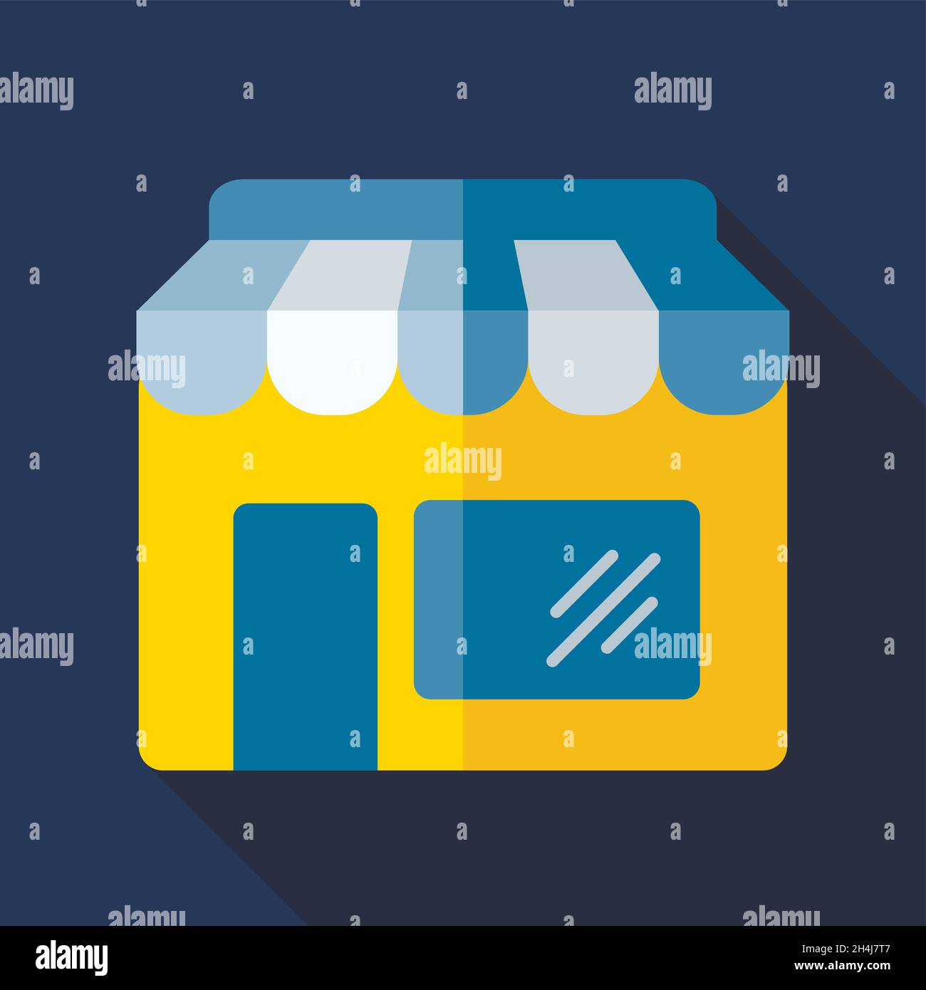 Store front isolated icon. E-commerce sign. Graph symbol for your web ...