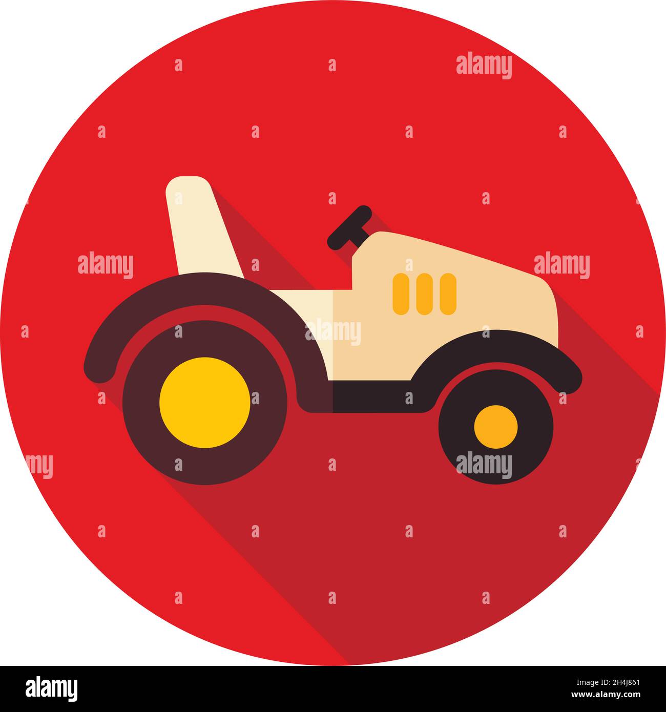 Tractor icon. Farmer machine. Agriculture sign. Graph symbol for your ...