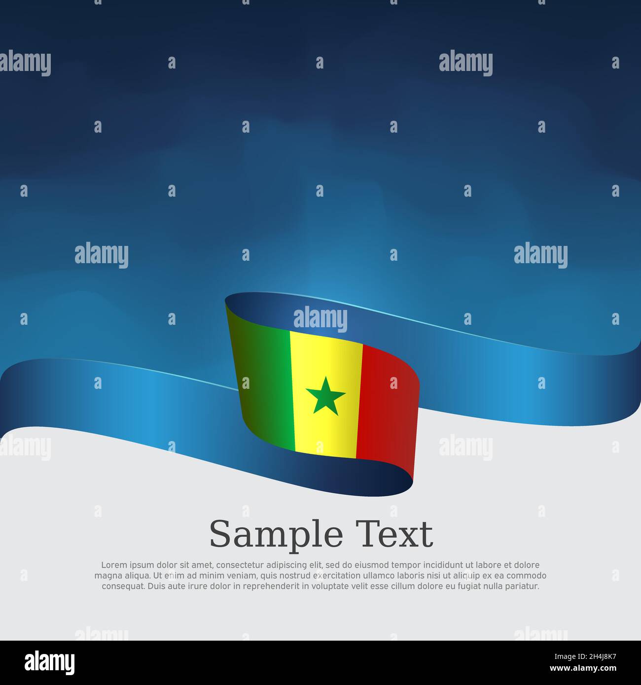 Senegal flag background. National senegalese patriotic banner, poster ...