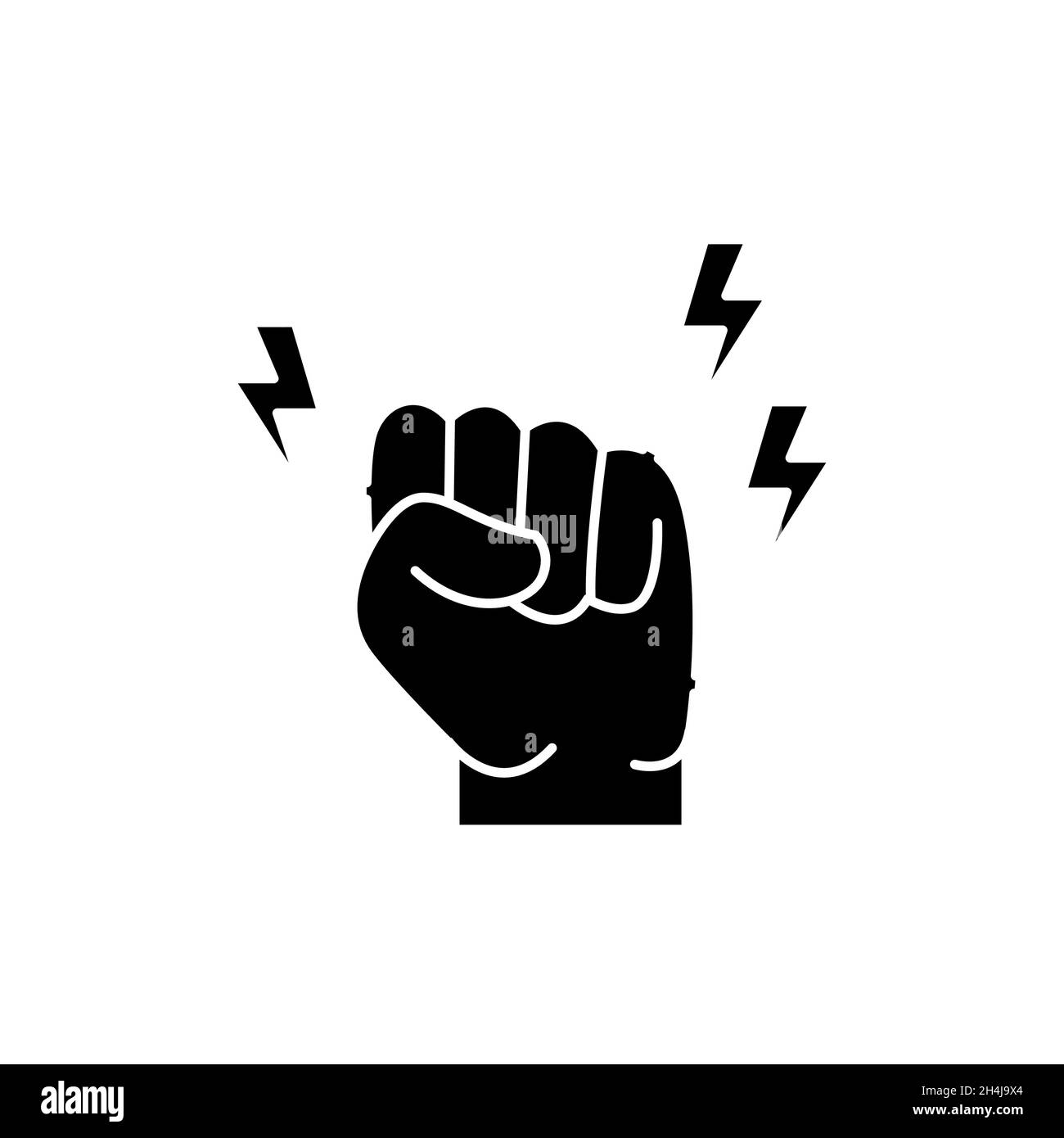 Behavioural problems (aggressive) olor line icon. Computer-induced ...