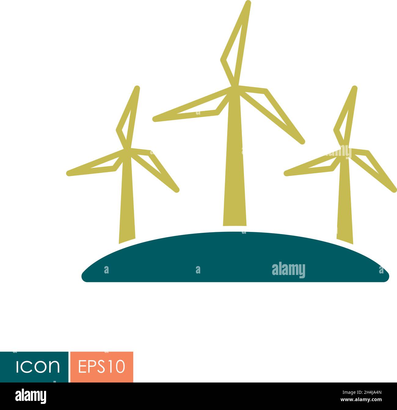 Windmill flat icon. Agriculture sign. Graph symbol for your web site ...