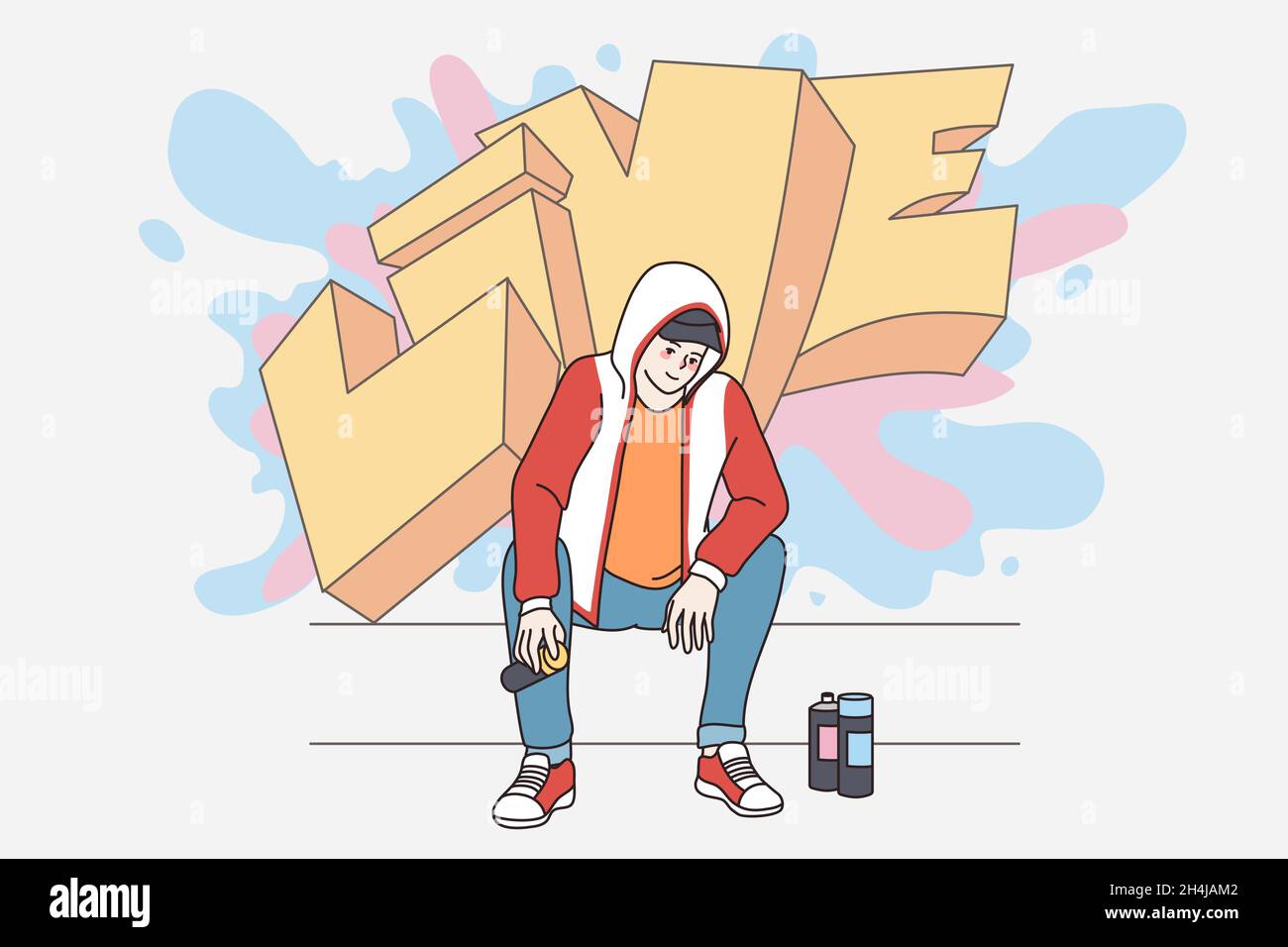 Creative vandalism Stock Vector Images - Alamy