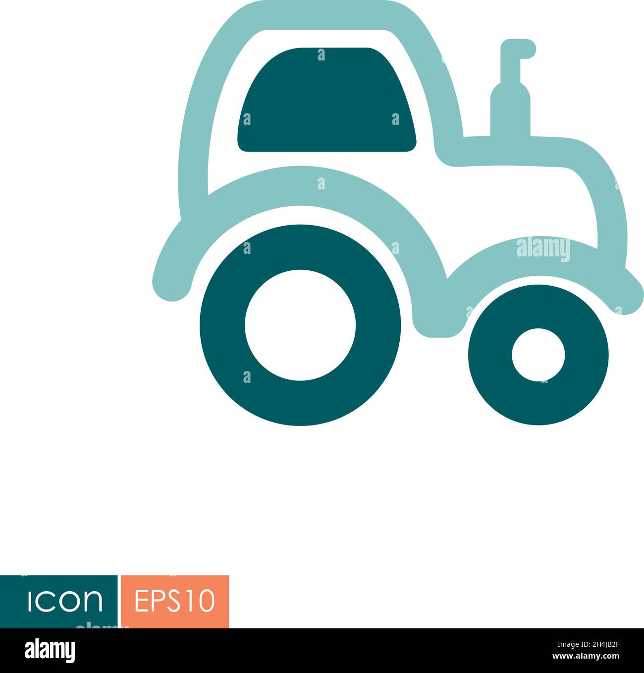 Tractor icon. Farmer machine. Agriculture sign. Graph symbol for your ...