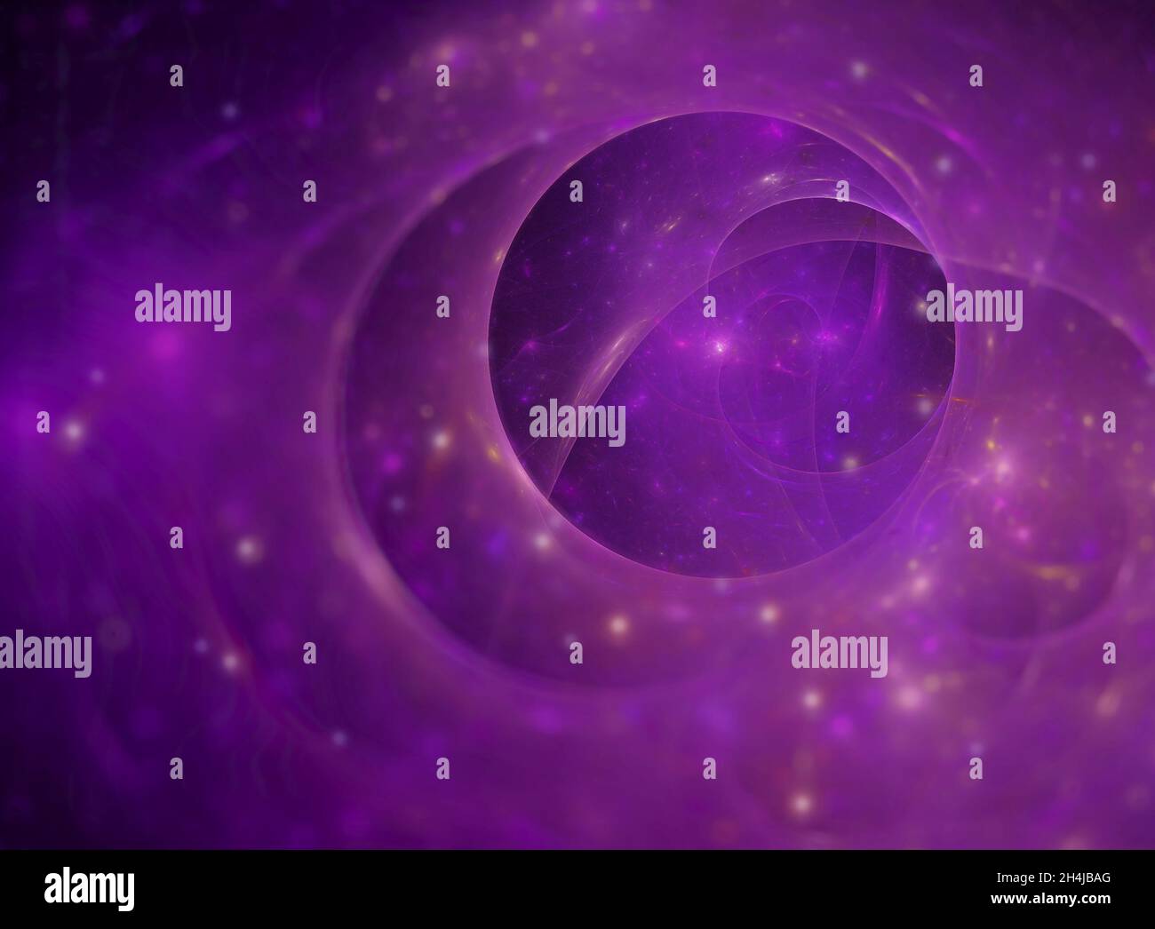 An abstract universe concept. With a quantum, science fiction tunnel ...