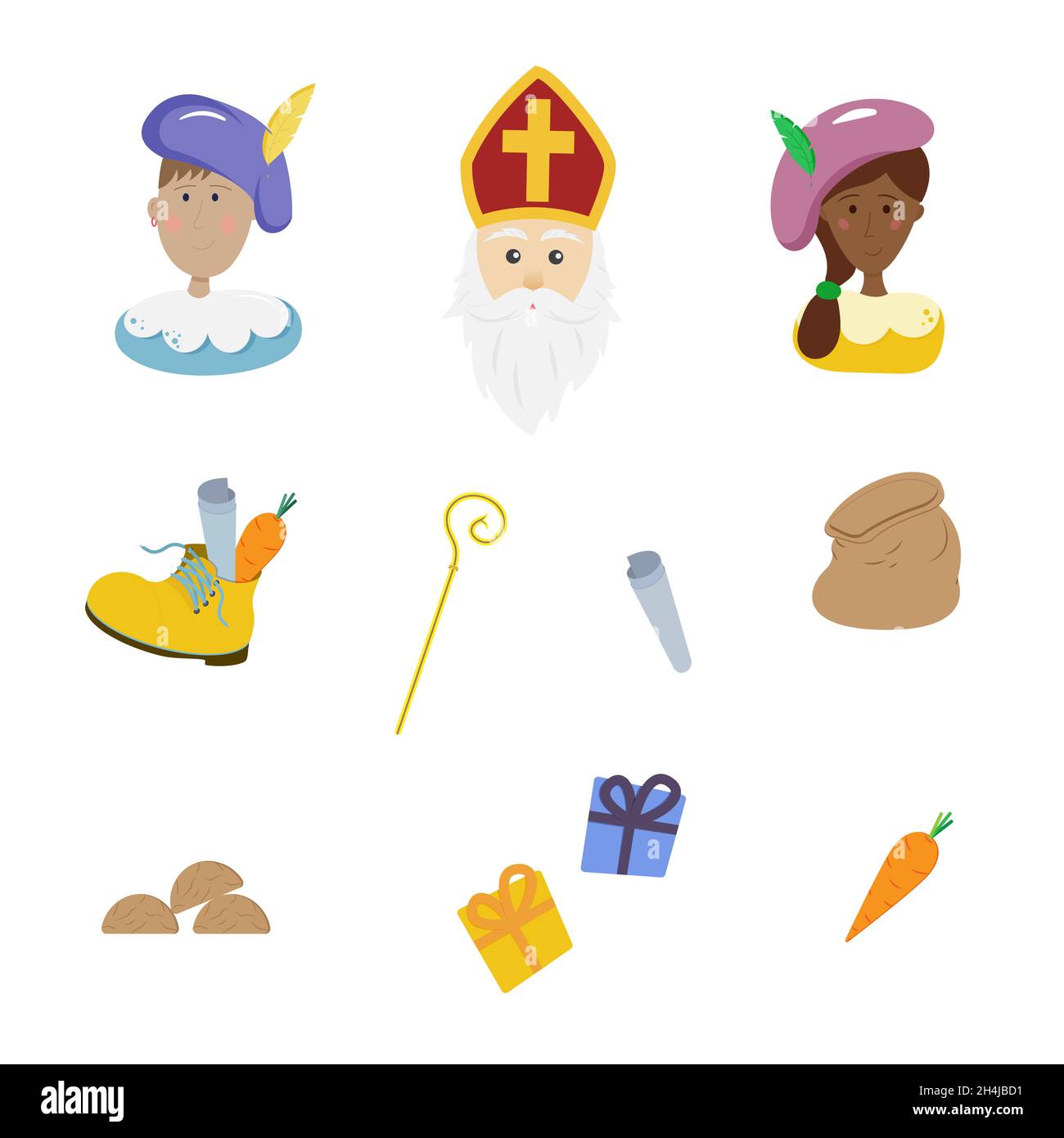 Sint piet Stock Vector Images - Alamy