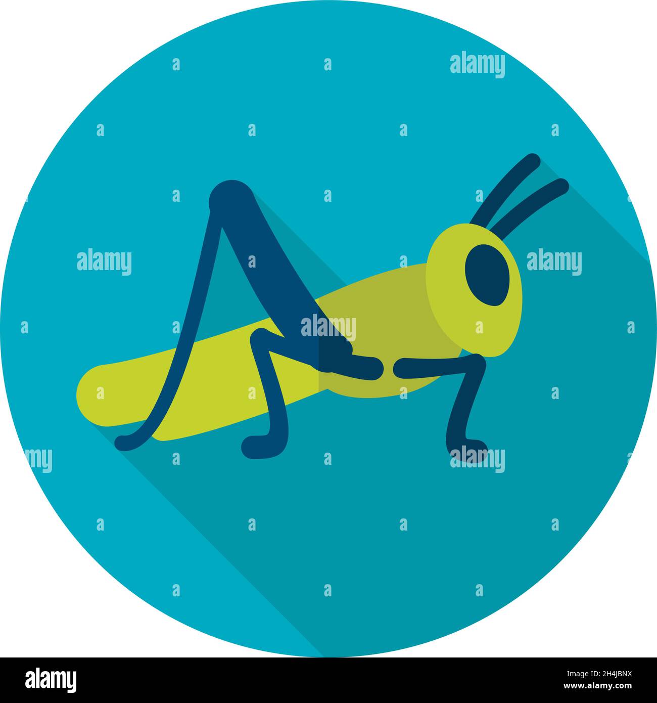 Grasshopper locust icon. Agriculture sign. Graph symbol for your web ...