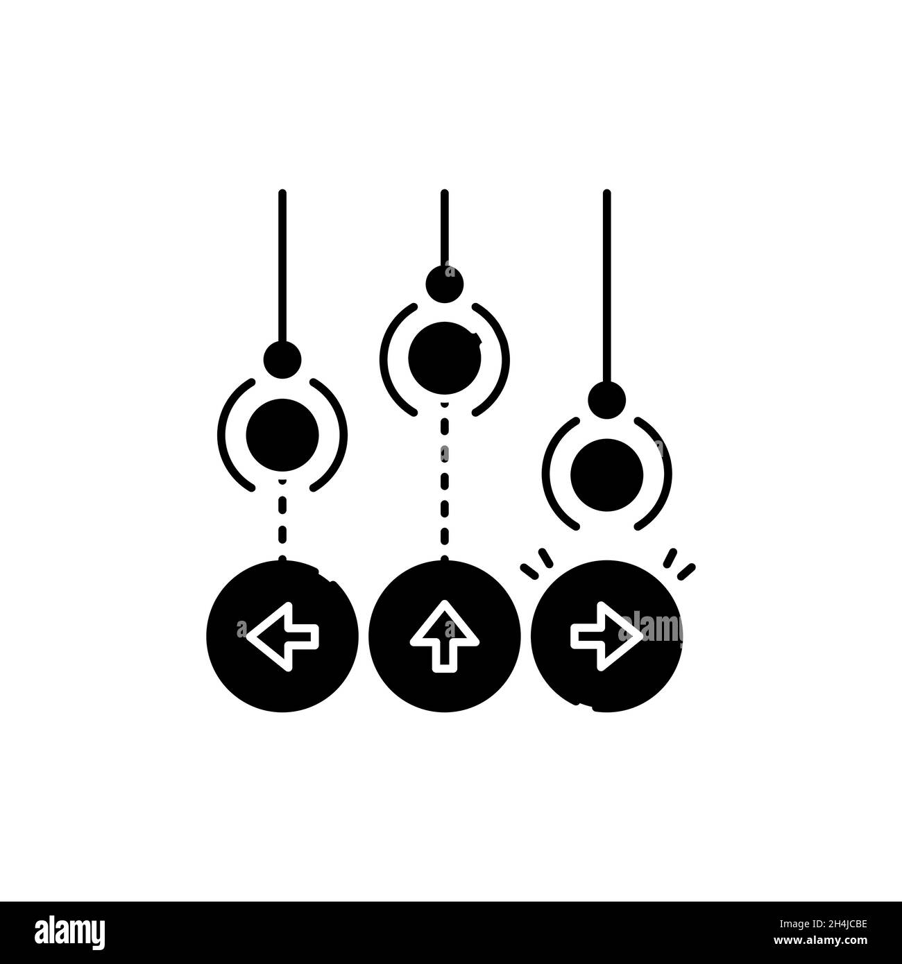 Music Rhythm game olor line icon. Computer games genres. Pictogram for ...