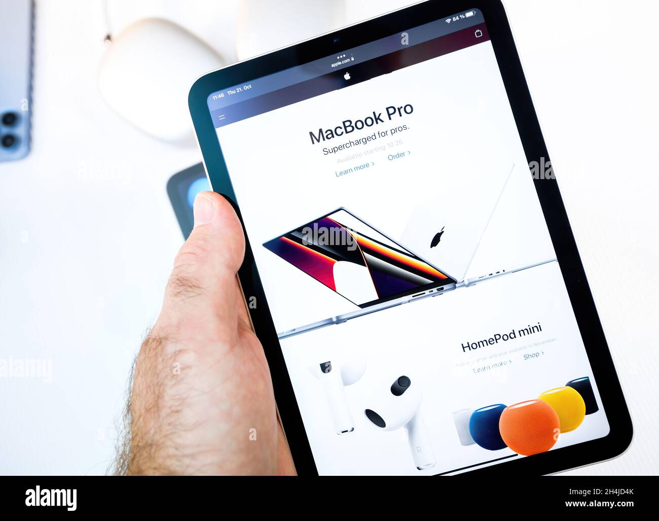 Ipad Mini Hand Psd