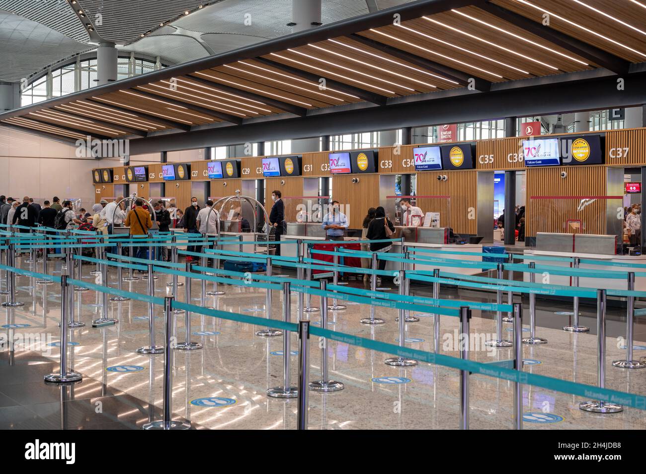 ISTANBUL, TURKEY - October 26, 2021: New istanbul airport Istanbul ...