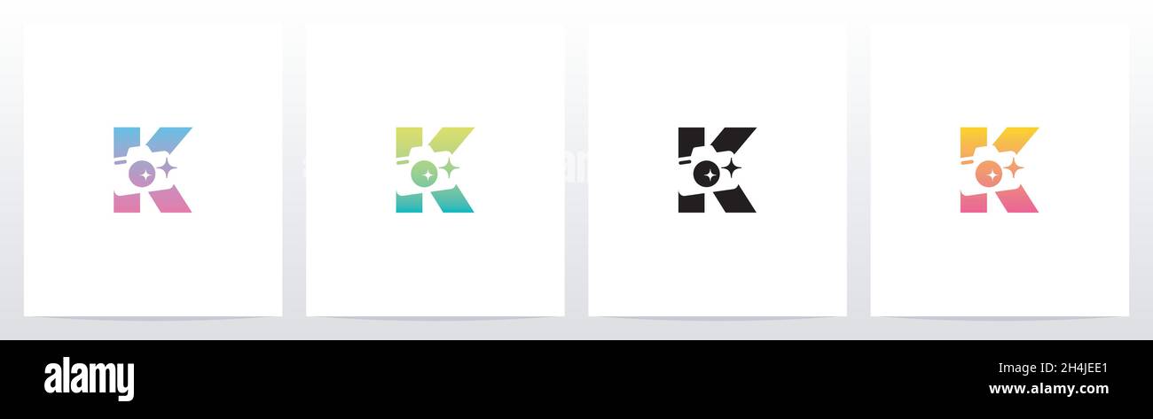 Photography Camera On Letter logo Design K Stock Vector Image & Art - Alamy