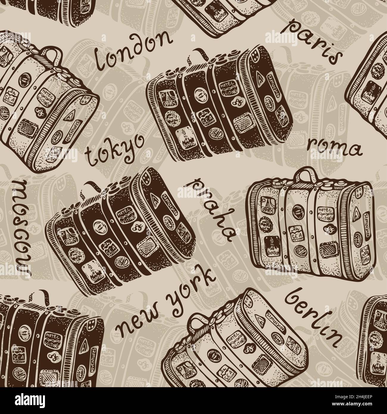 Old bag Stock Vector Images - Alamy