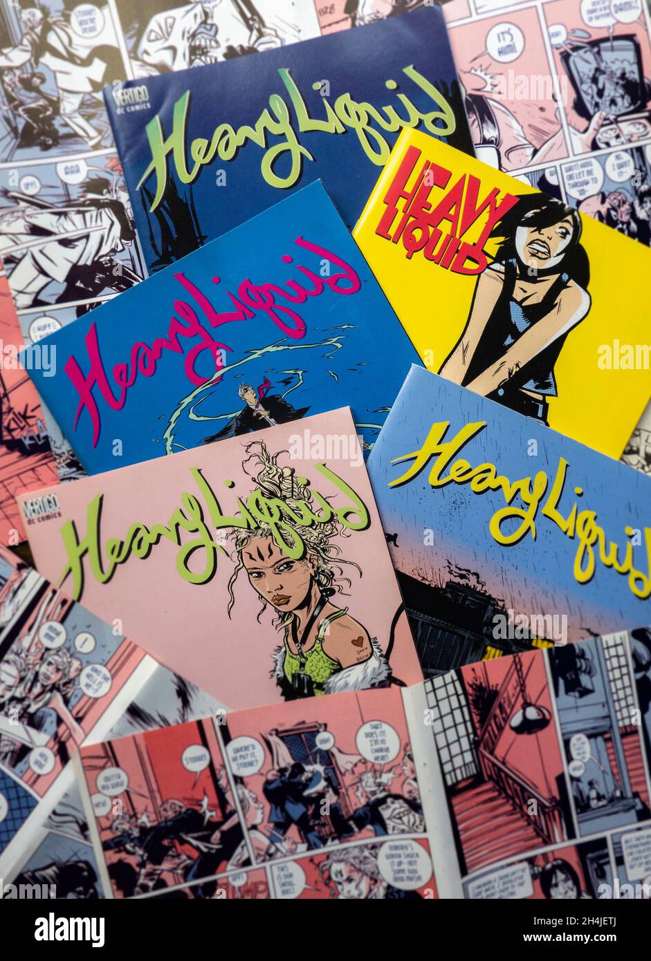 "Heavy Liquid" graphic novels, USA Stock Photo - Alamy