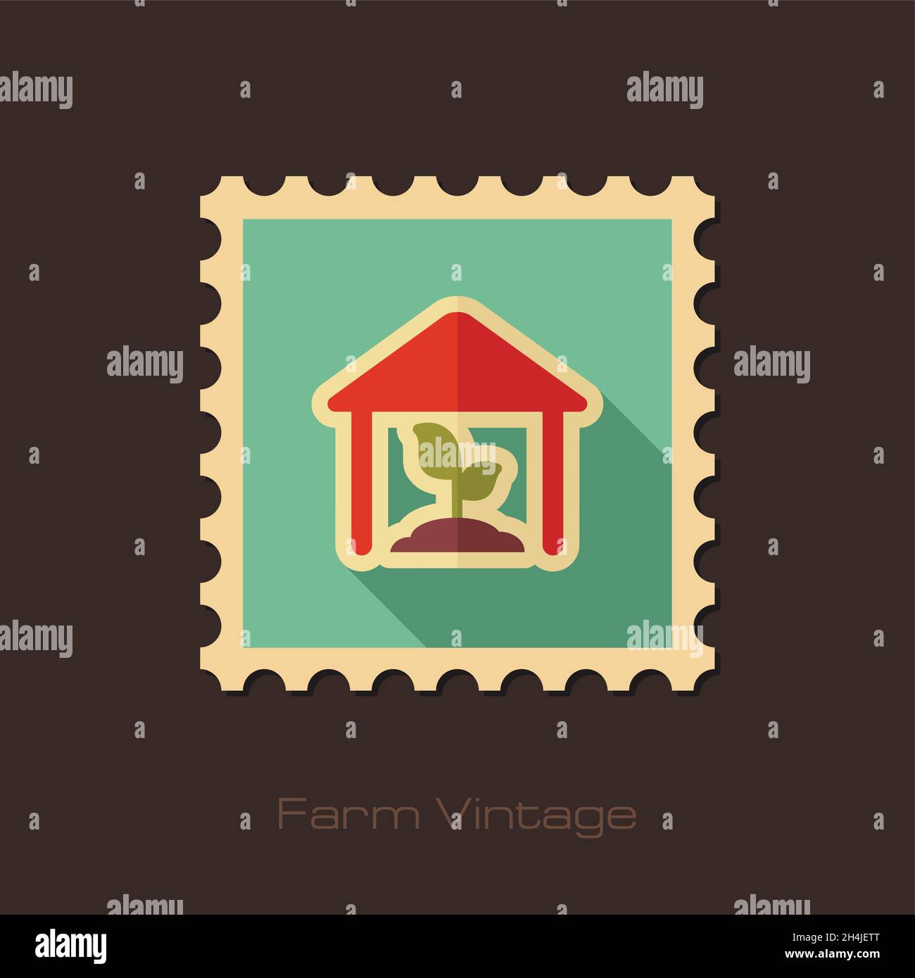 Retro greenhouse Stock Vector Images - Alamy