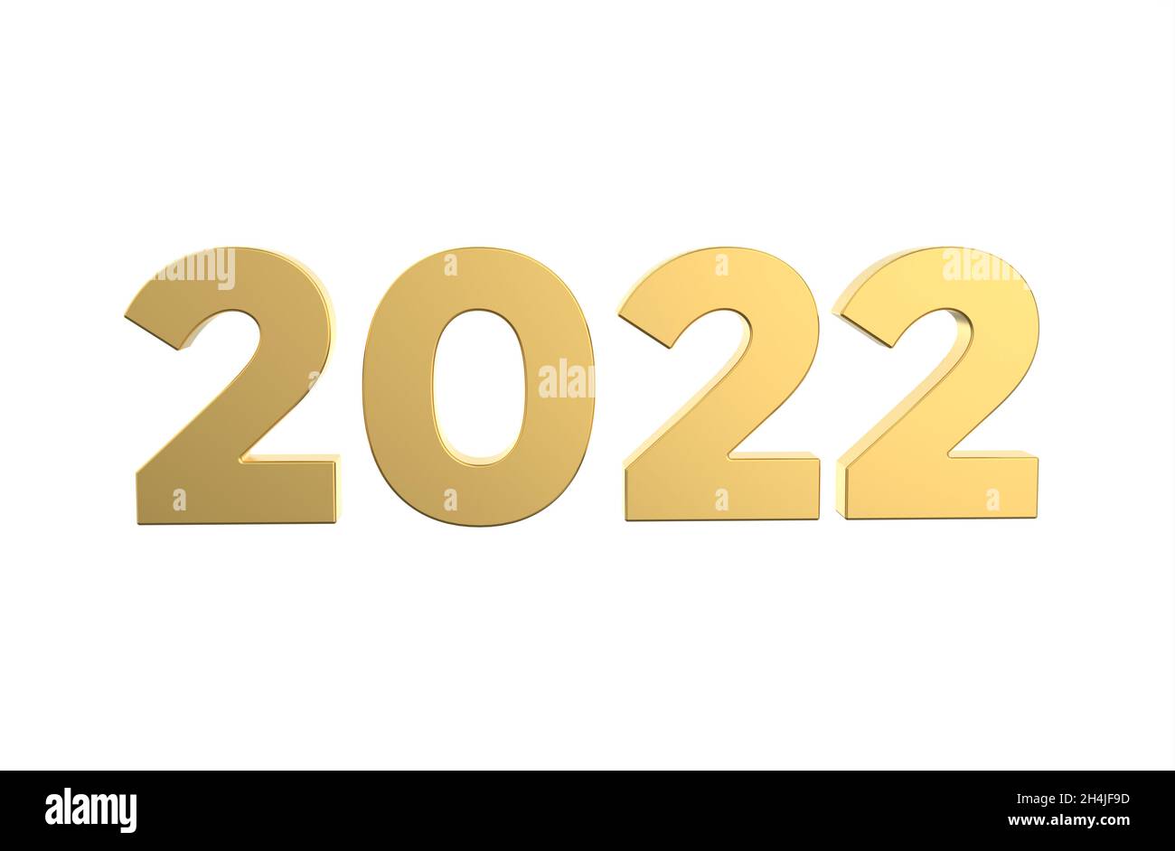Illustration of "2022" numbers for a New Year and Christmas design ...