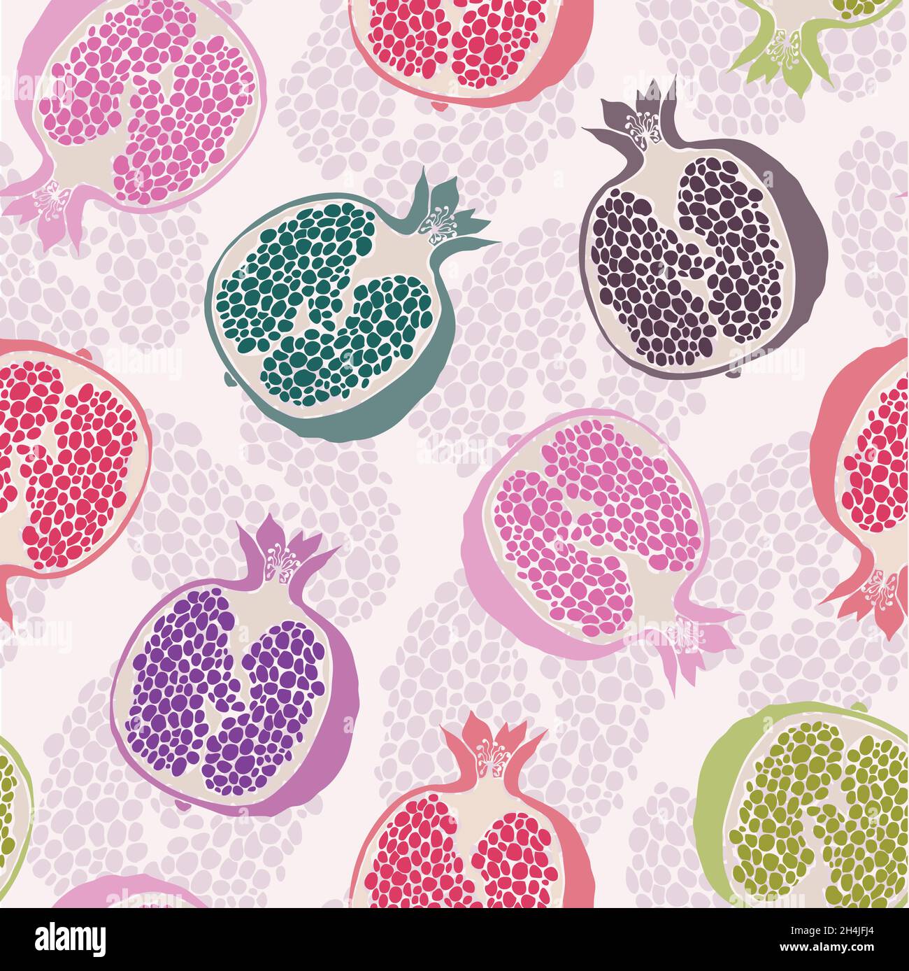 Pomegranate vector vectors hi-res stock photography and images - Alamy