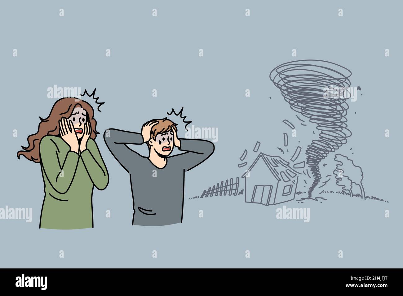 Stressed trees Stock Vector Images - Alamy