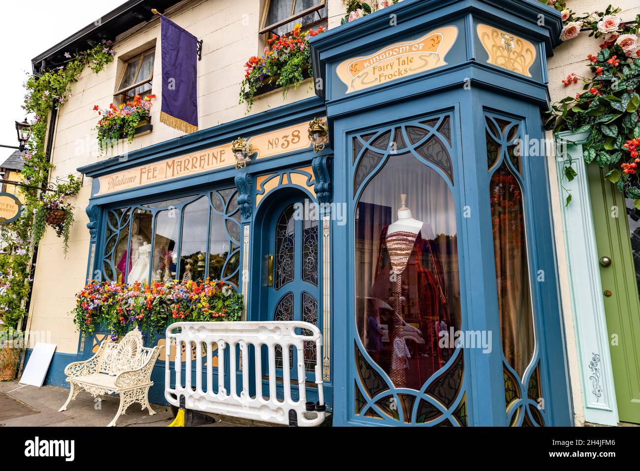 ENNISKERRY, IRELAND - Jun 20, 2021: A Madame Fee Marraine shop in the ...
