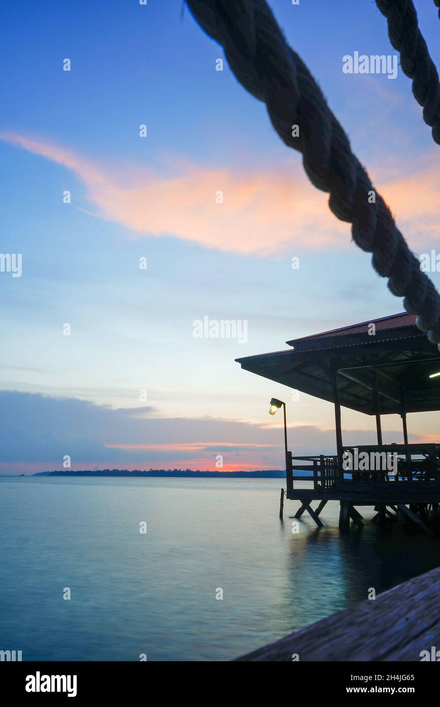 calming sunset sky Stock Photo - Alamy