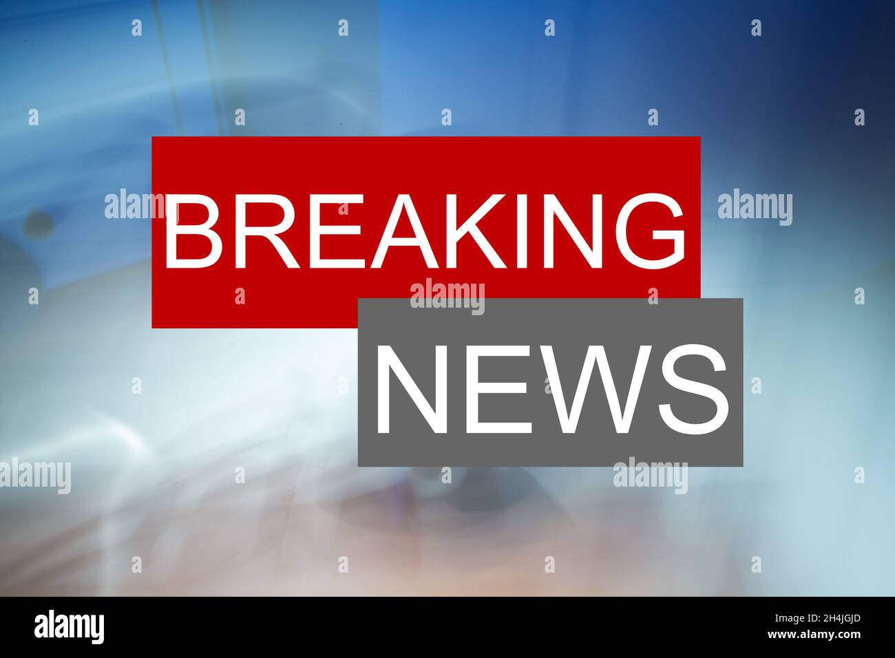 Symbol image: The words Breaking News on an abstract background Stock ...