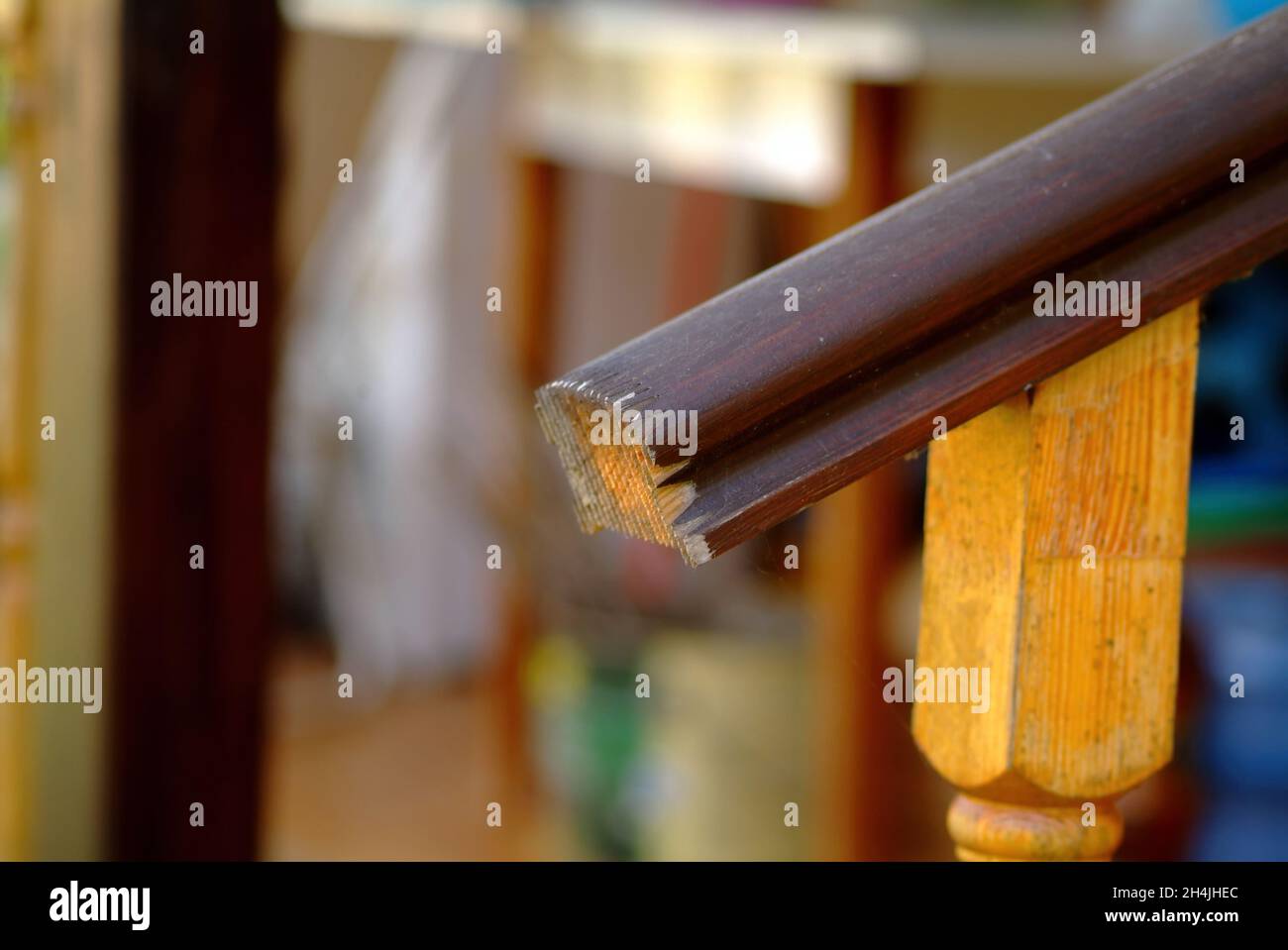 Log railings hi-res stock photography and images - Alamy