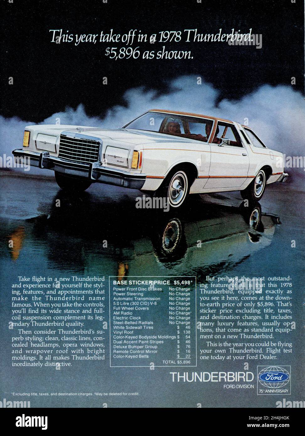 1978 thunderbird hi-res stock photography and images - Alamy