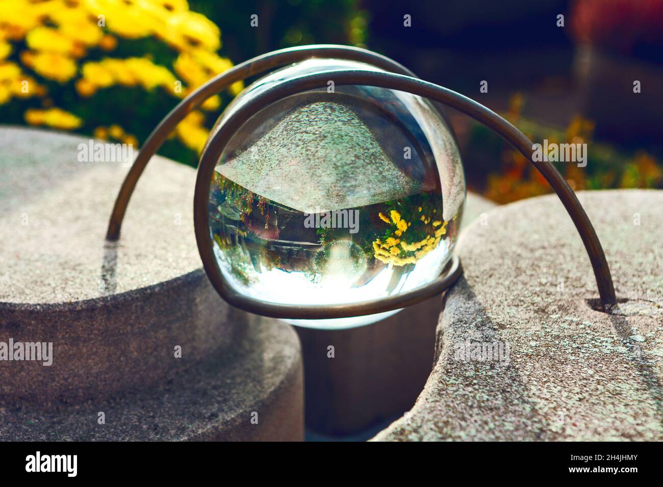 Mirror ball in the garden hi-res stock photography and images - Alamy