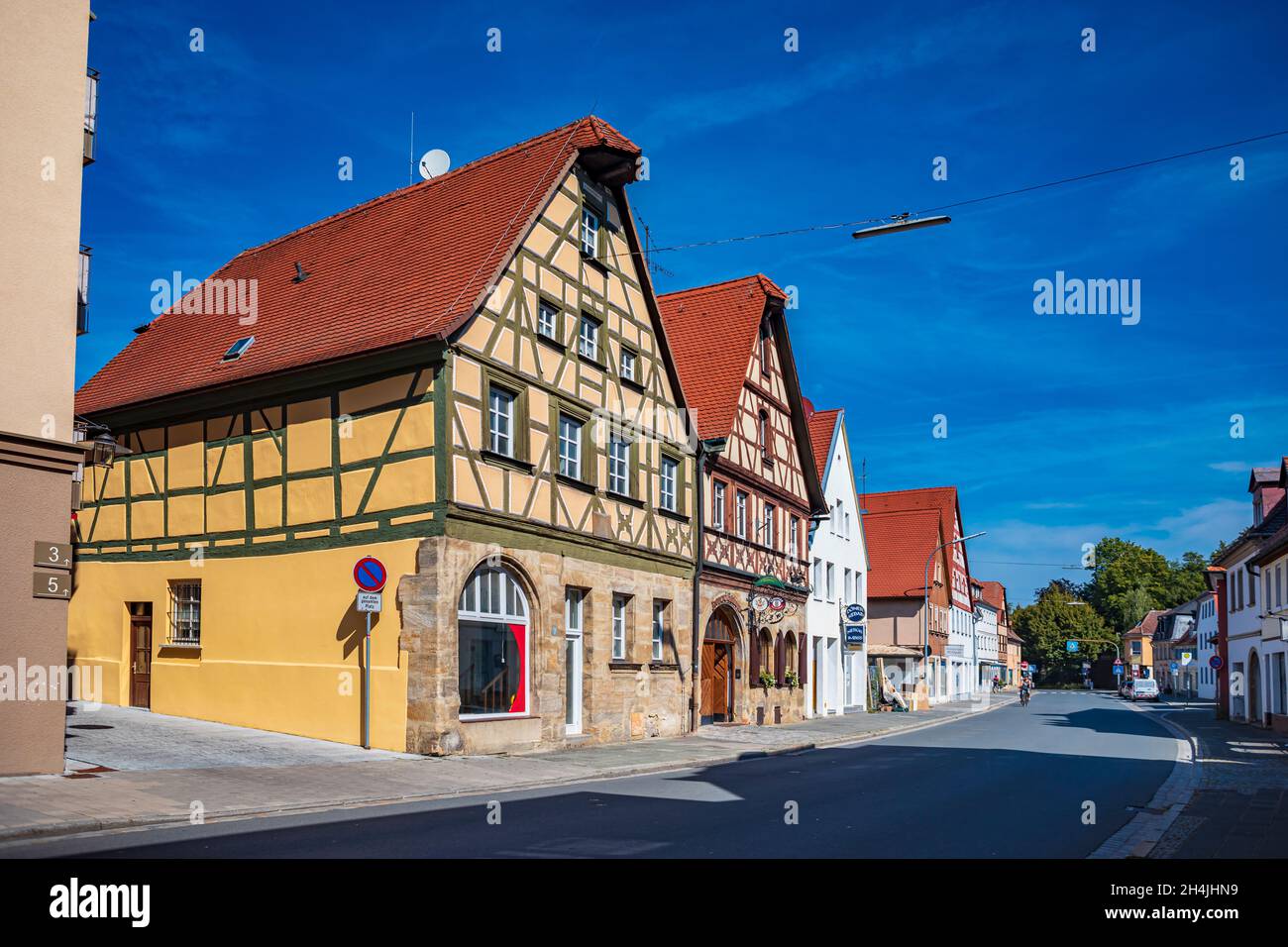 FORCHHEIM, GERMANY - CIRCA AUGUST, 2021: The Bambergerstrasse of ...