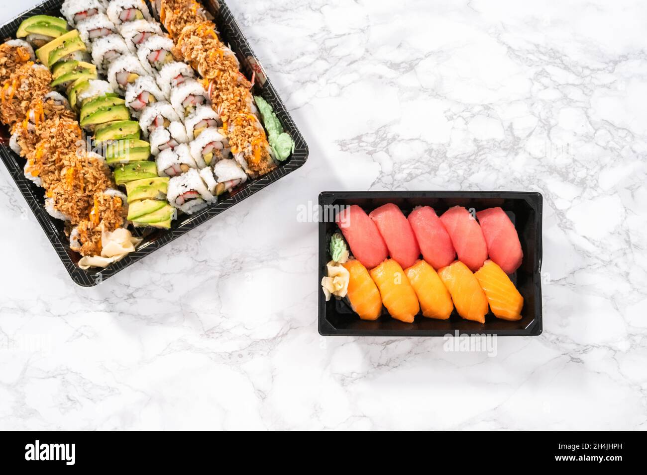 Flat lay pre packaged variety hi-res stock photography and images - Alamy