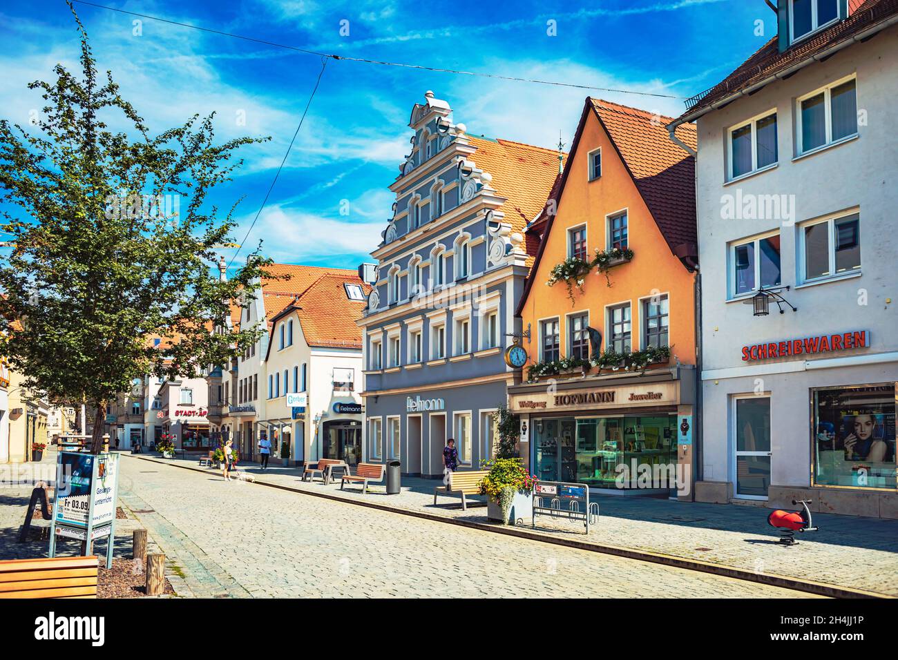 FORCHHEIM, GERMANY - CIRCA AUGUST, 2021: The cityscape of Forchheim ...