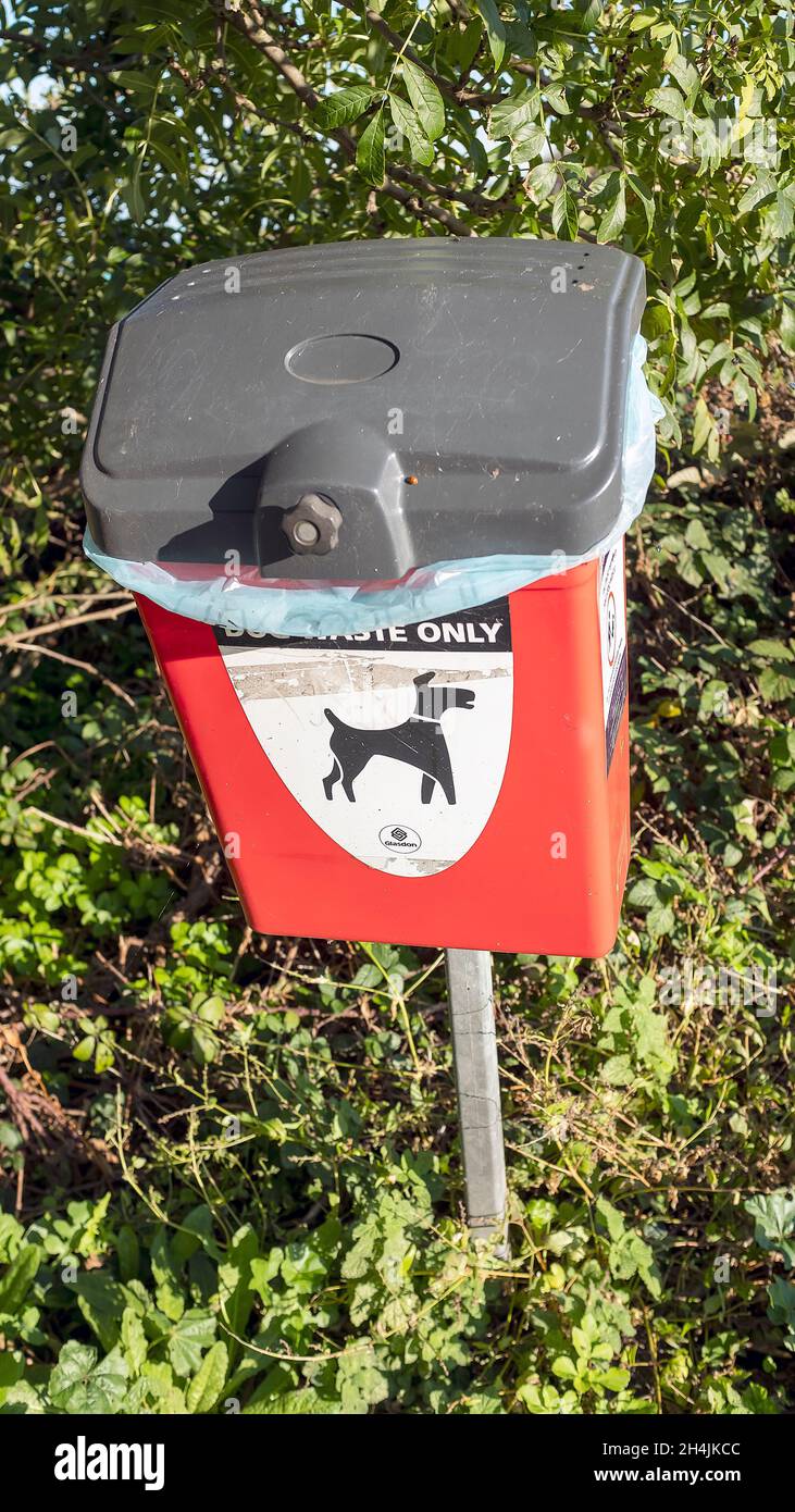 A dog waste bin Stock Photo - Alamy