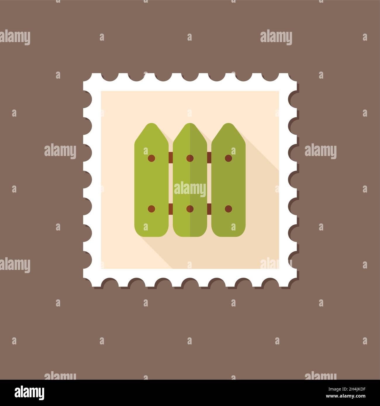 Fence post shadow Stock Vector Images - Alamy