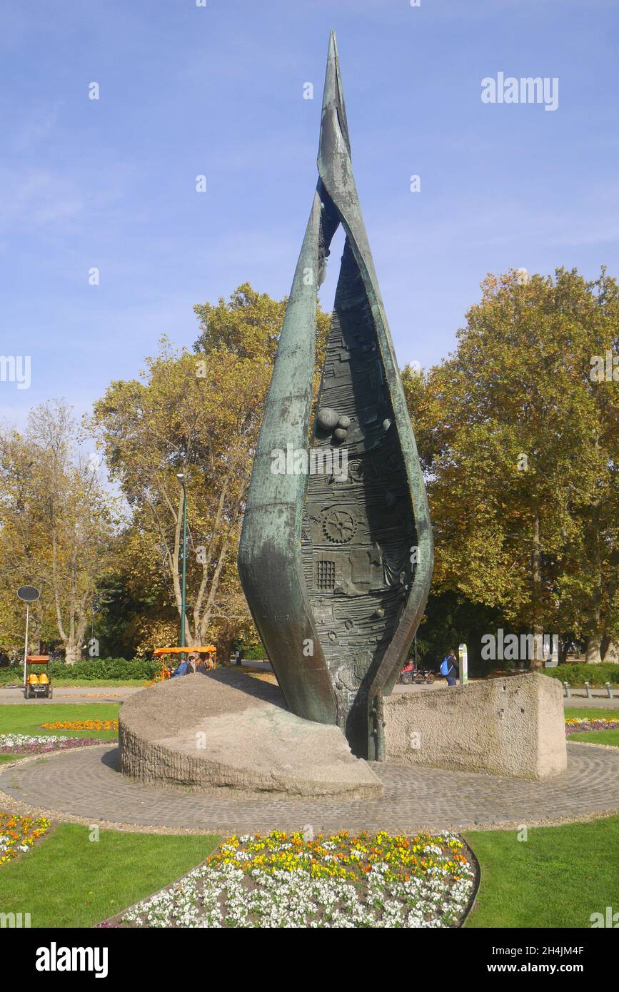 The Centennial Monument, Centennial Memorial, at the south entrance to ...