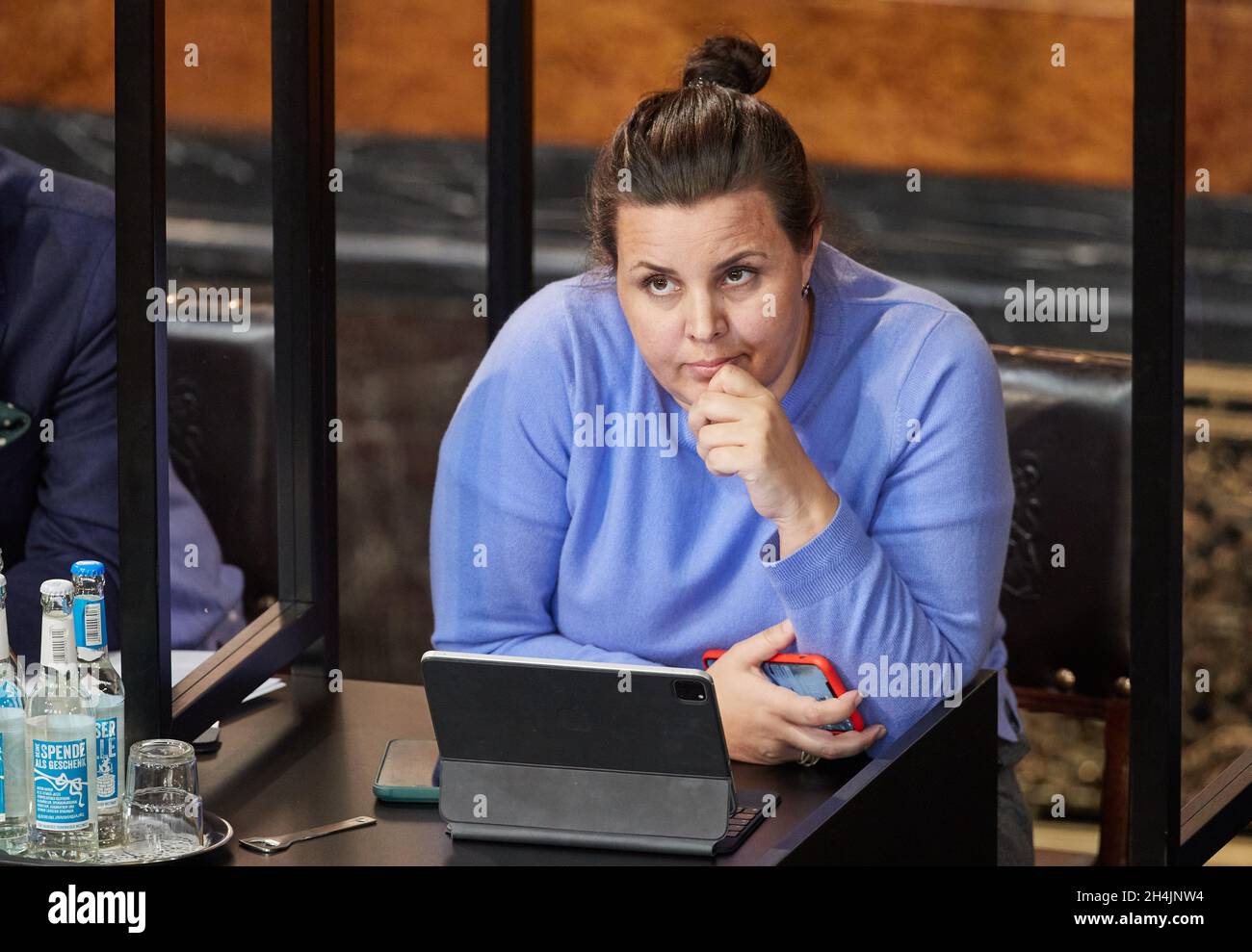 Hamburg, Germany. 03rd Nov, 2021. Anna Gallina (Bündnis 90/Die Grünen ...
