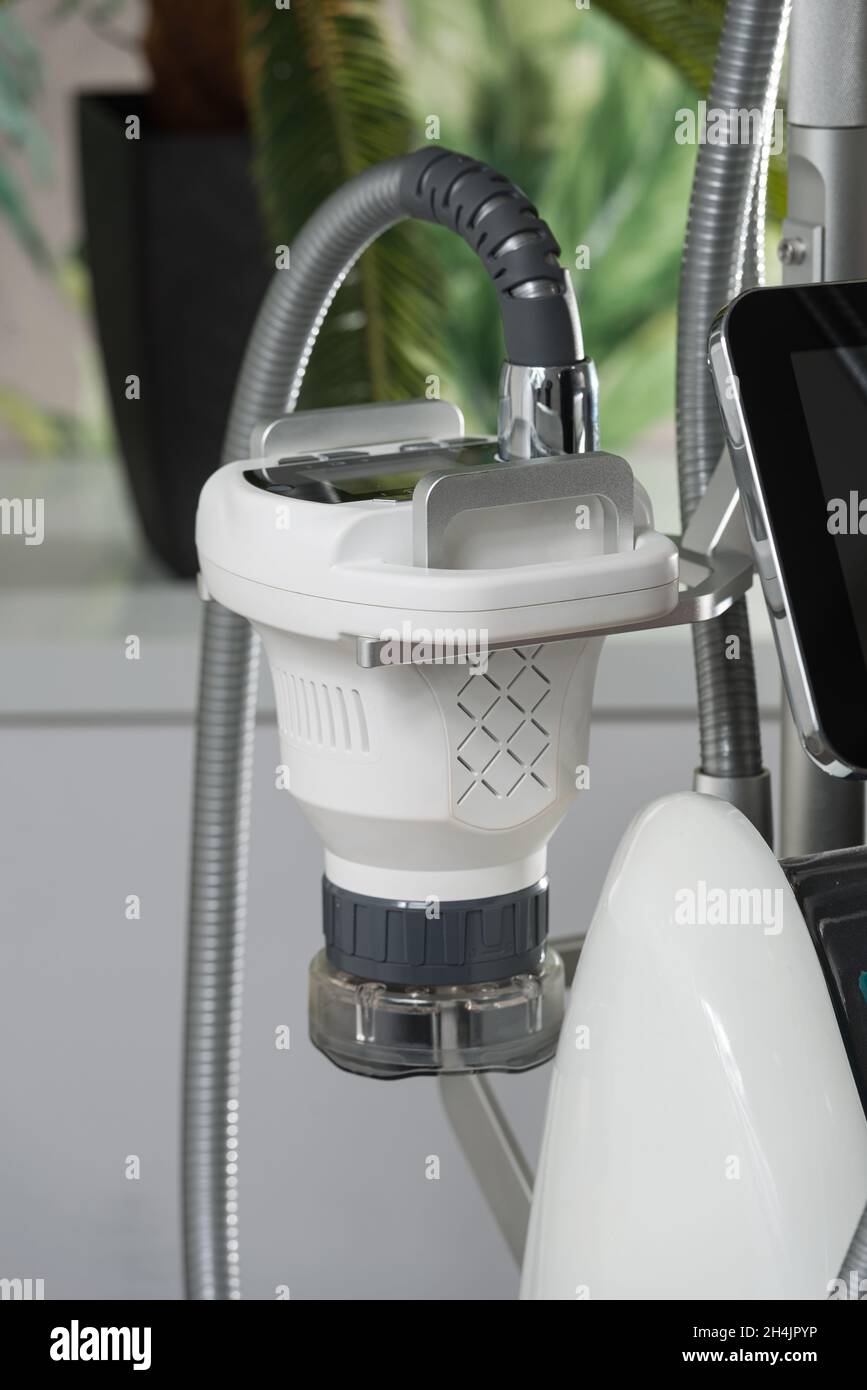 modern device for vacuum roller massage. Vacuum roller systems Stock ...