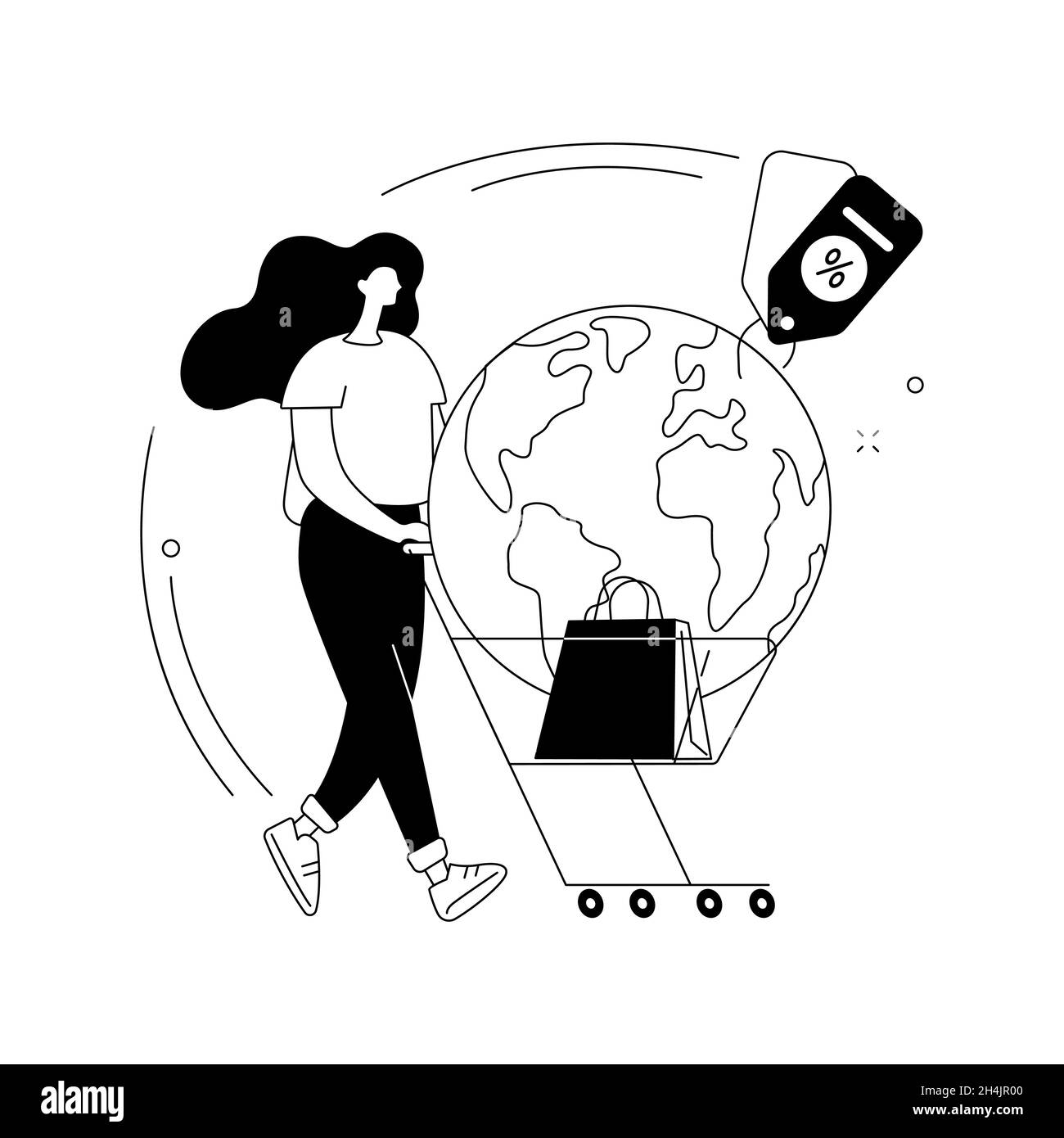 Overconsumption abstract concept vector illustration Stock Vector Image ...