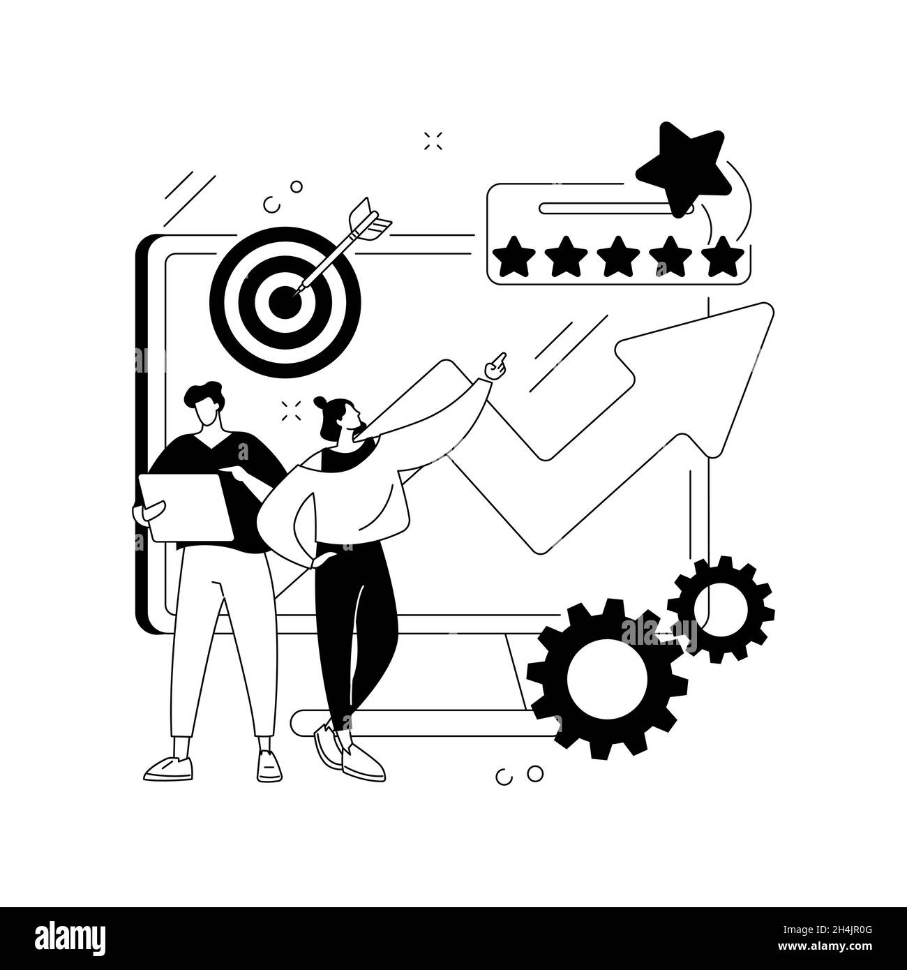 Reputation management abstract concept vector illustration Stock Vector ...