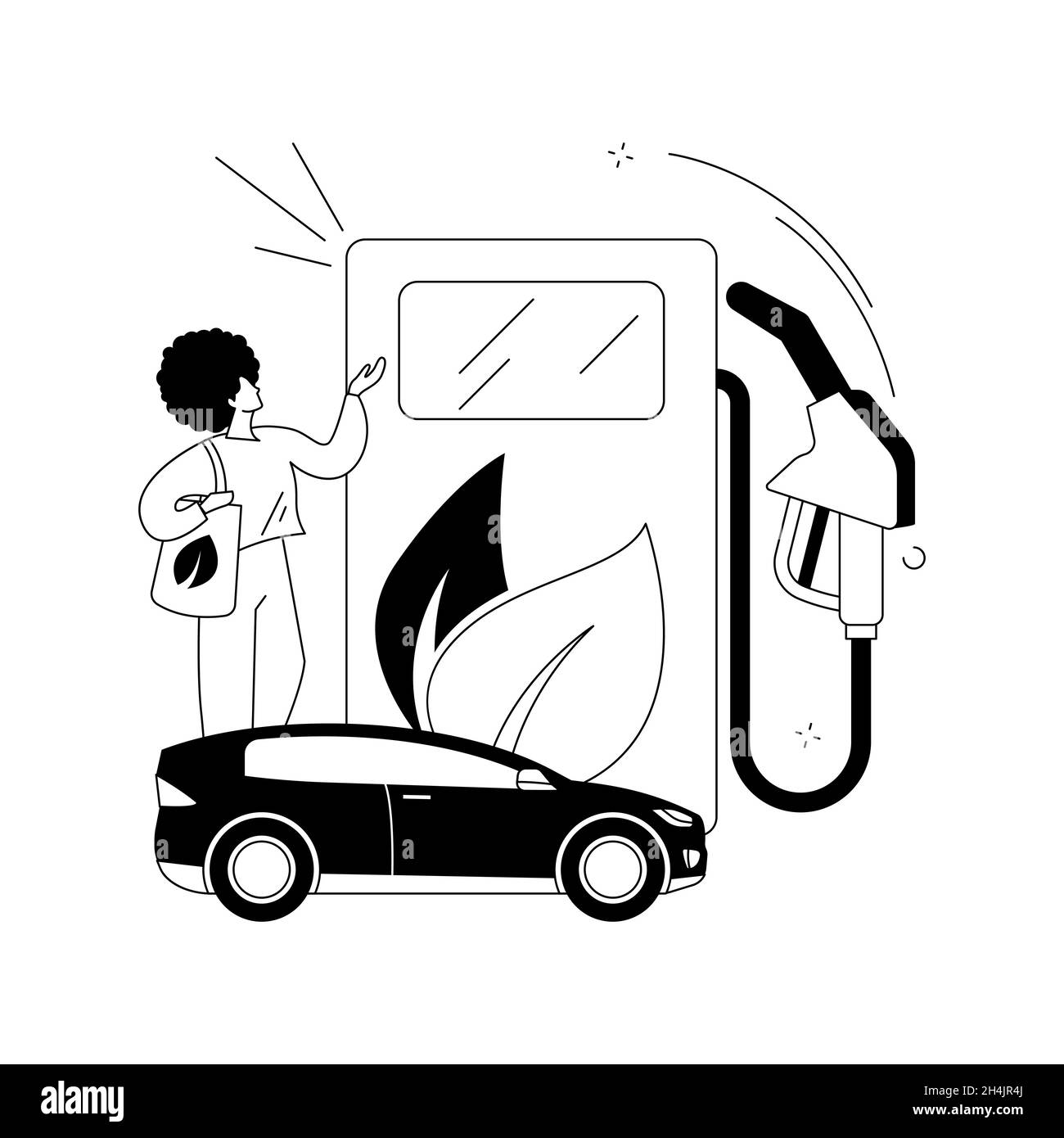 Alternative fuel abstract concept vector illustration Stock Vector ...