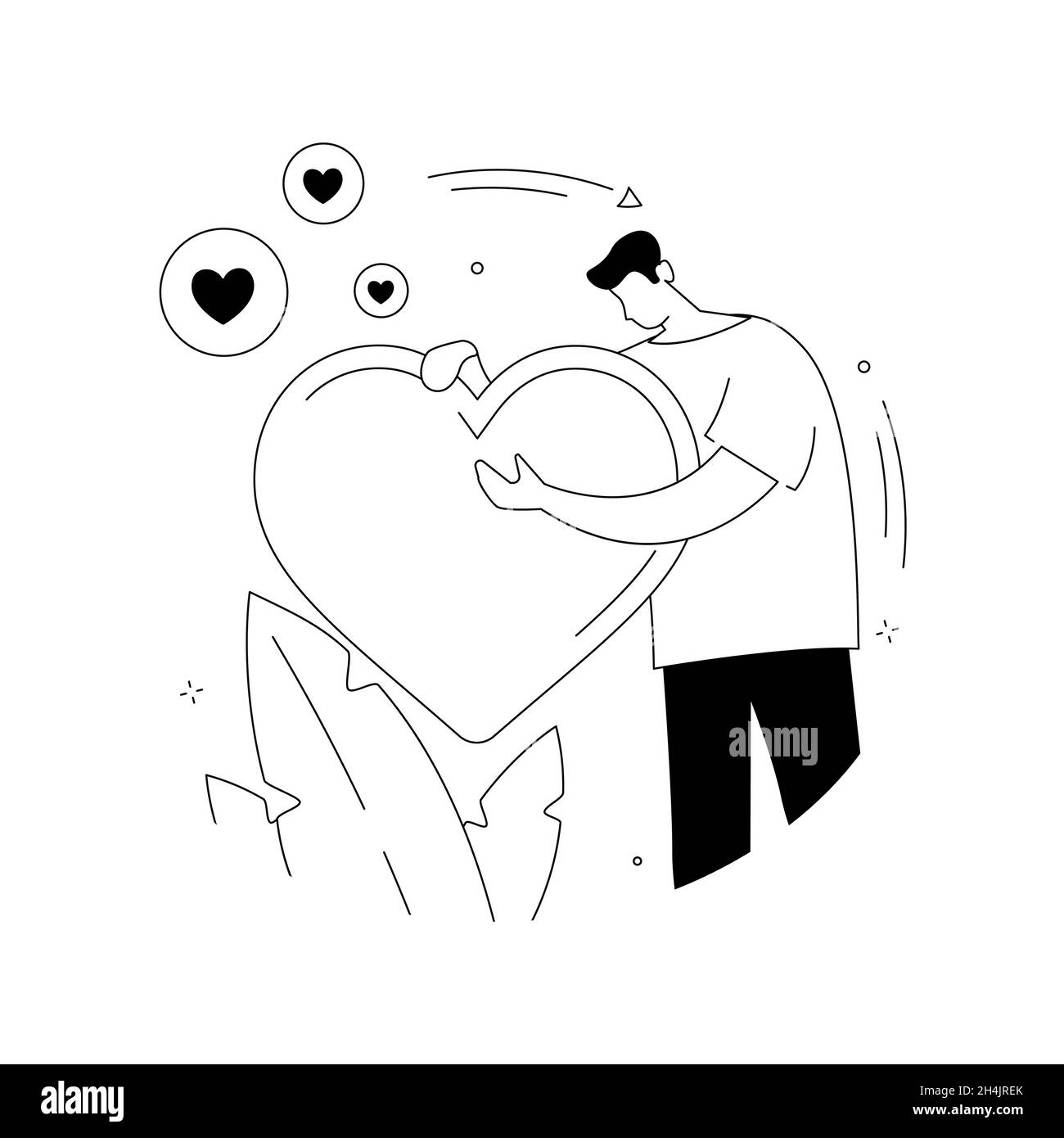 Self-concept abstract concept vector illustration Stock Vector Image ...