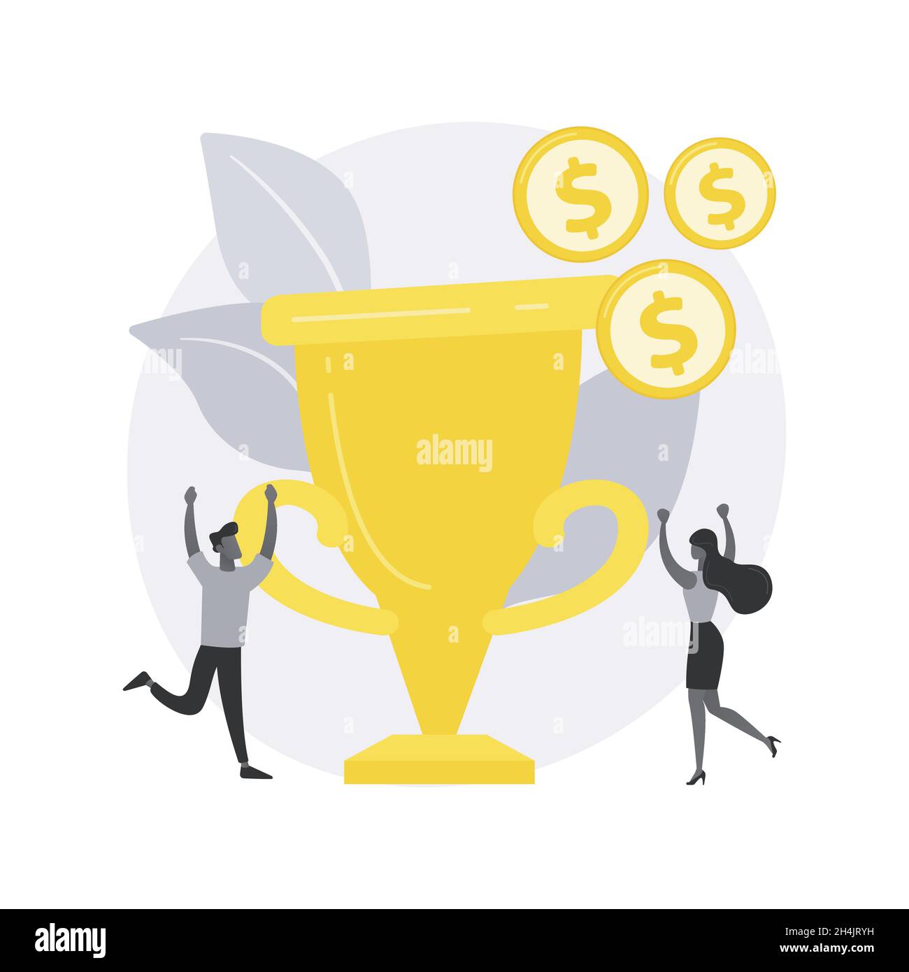 Prize pool abstract concept vector illustration Stock Vector Image ...
